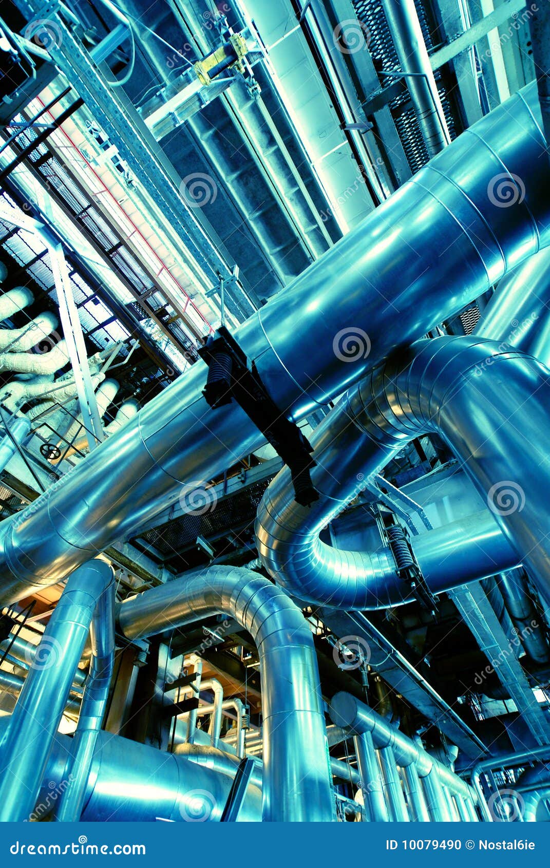Pipes, Tubes, Steam Turbine Stock Photo - Image of pipeline, heat: 10079490