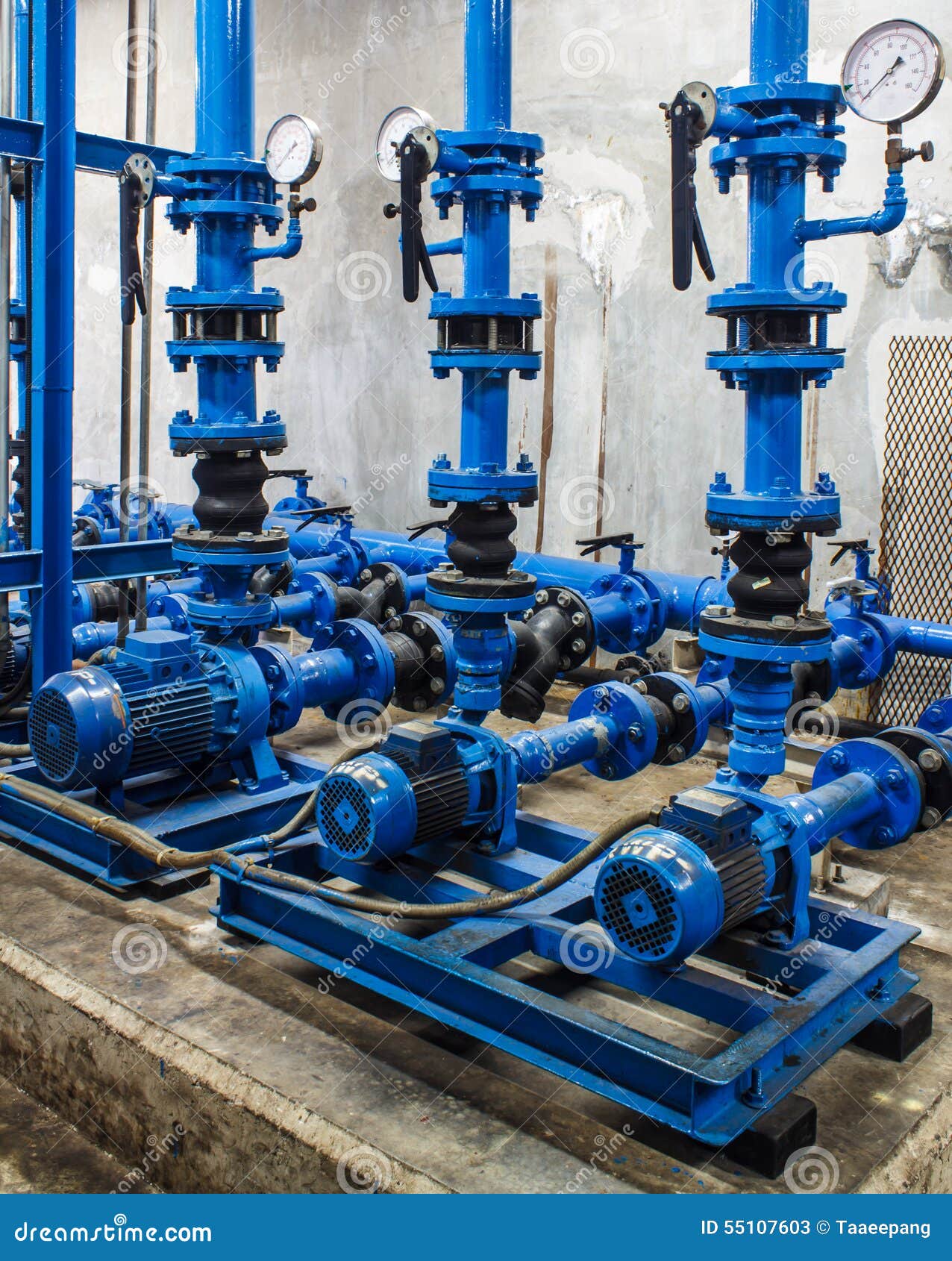 Pipes valve connection stock image. Image of sewerage - 55107603