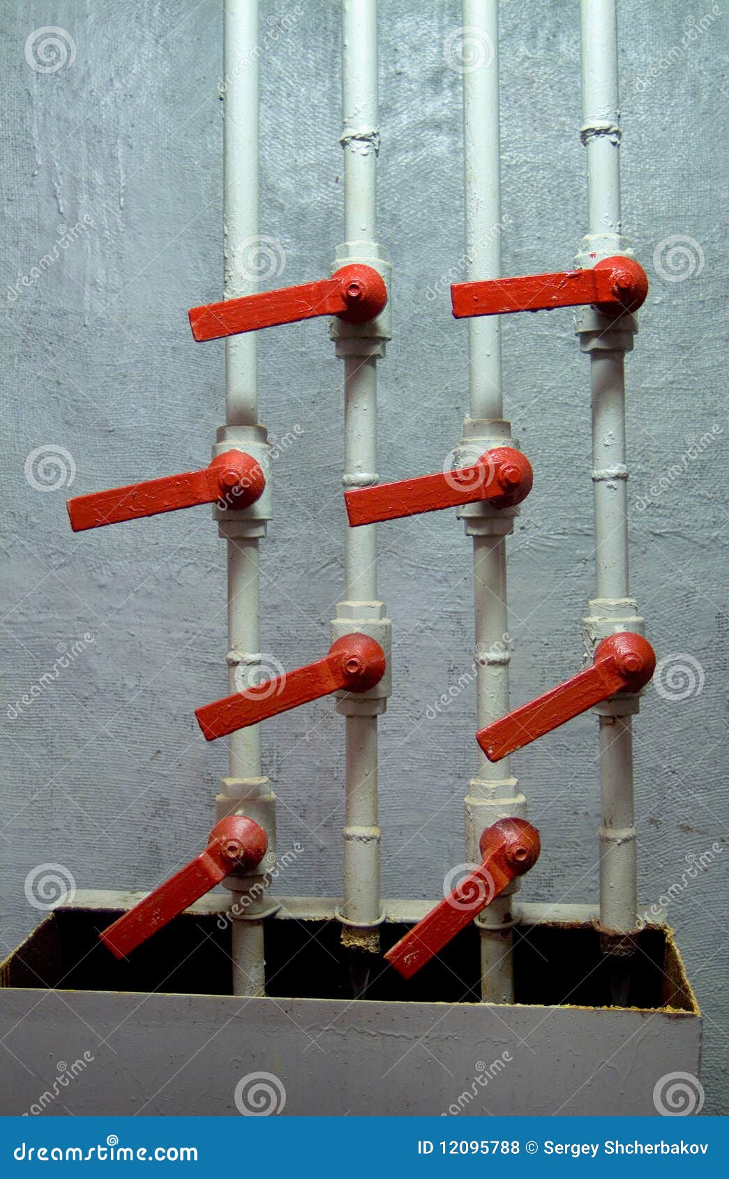 Pipes and valves stock photo. Image of engineering, line - 12095788