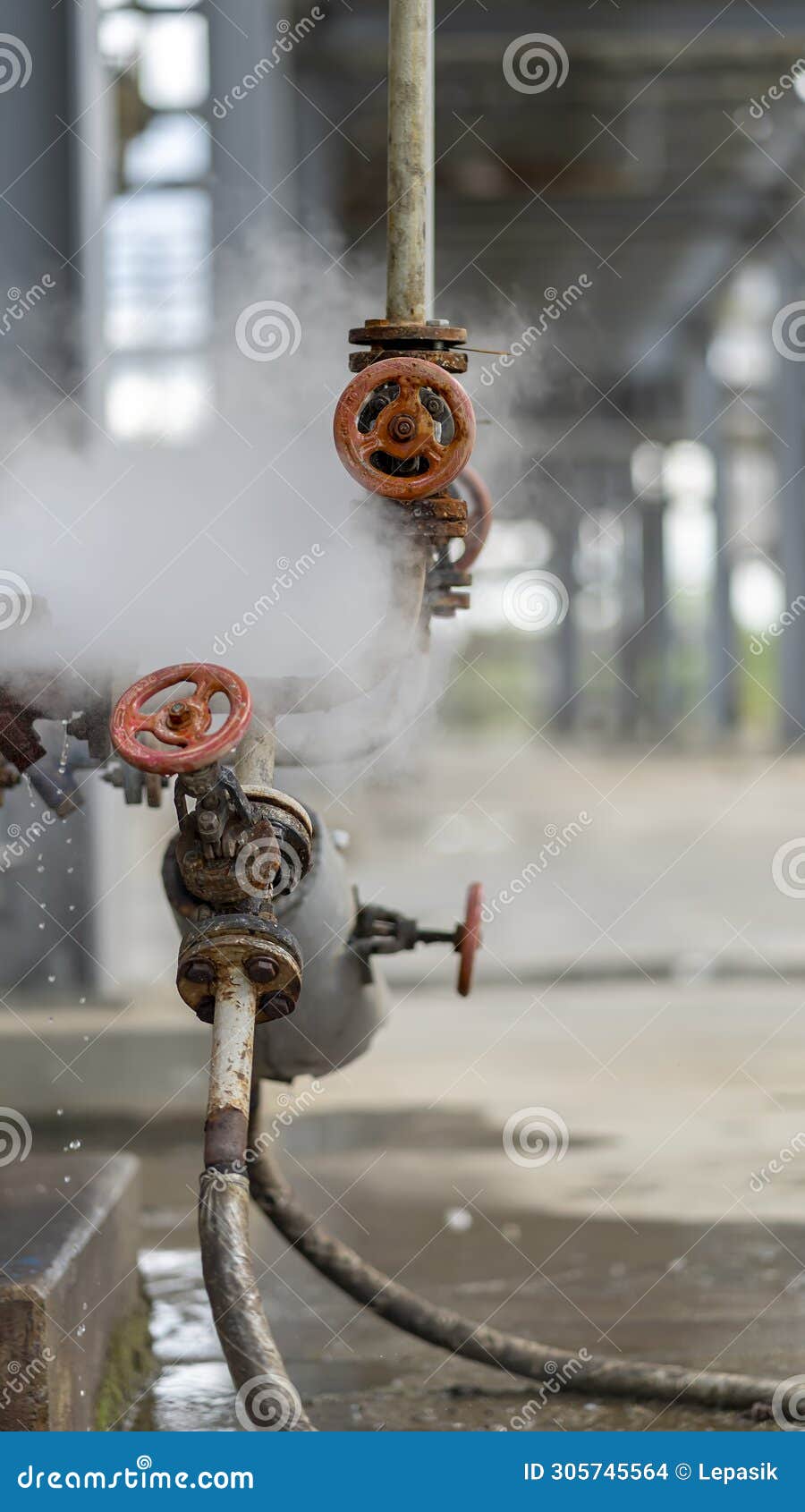 Pipes and Valves, Large Amounts of Steam, Hydraulic System Bursting ...