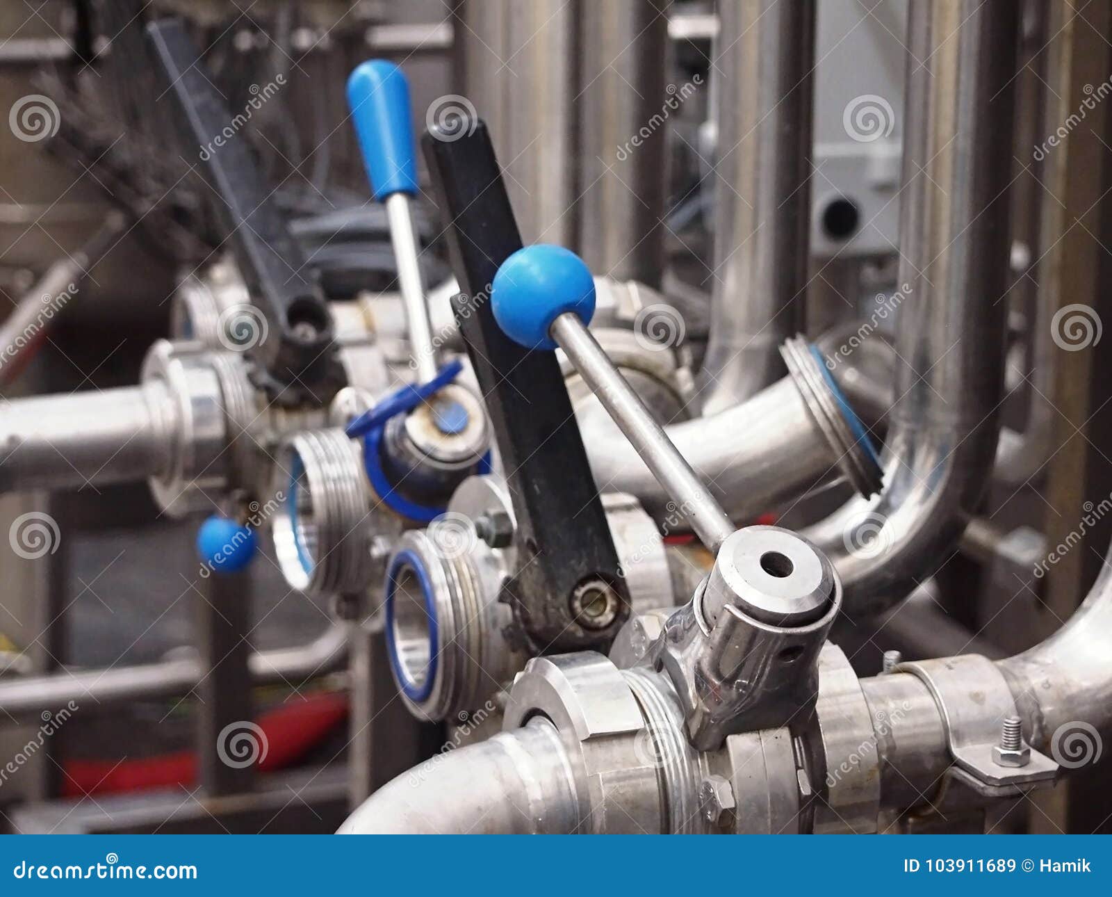 Pipes with valves stock image. Image of industrial, hydraulic - 103911689