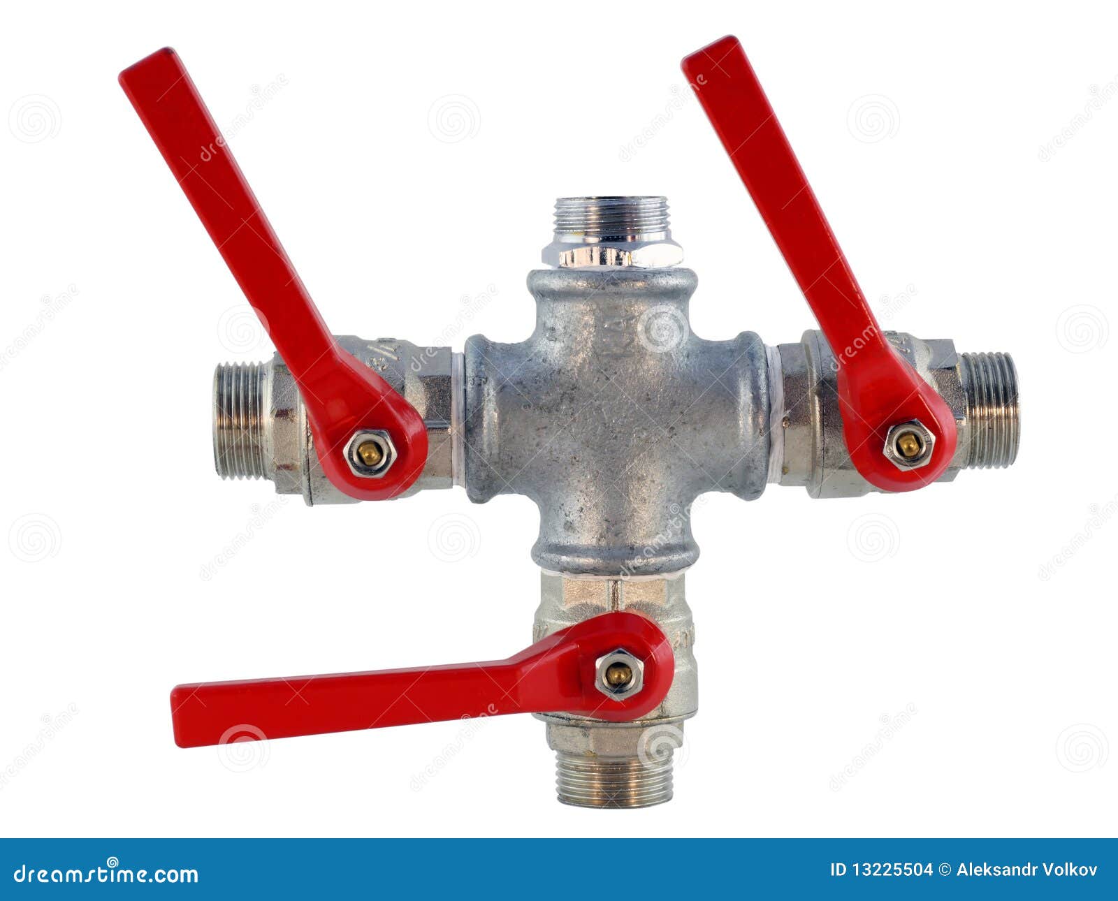 Pipes and Valves for the Water Drain Stock Photo - Image of steel ...