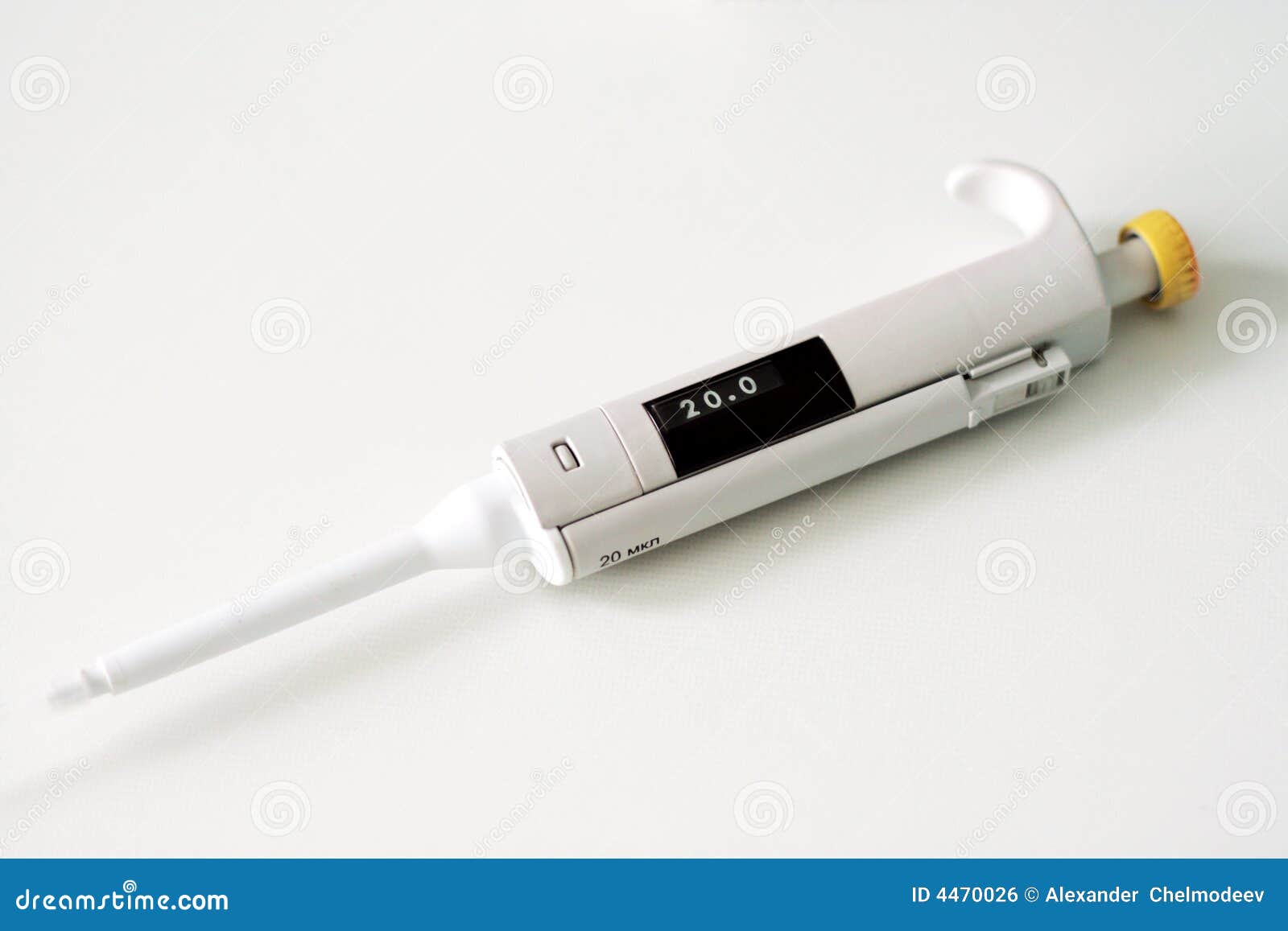 Pipetta medica fotografia stock. Immagine di pipetta, singolo - 4470026