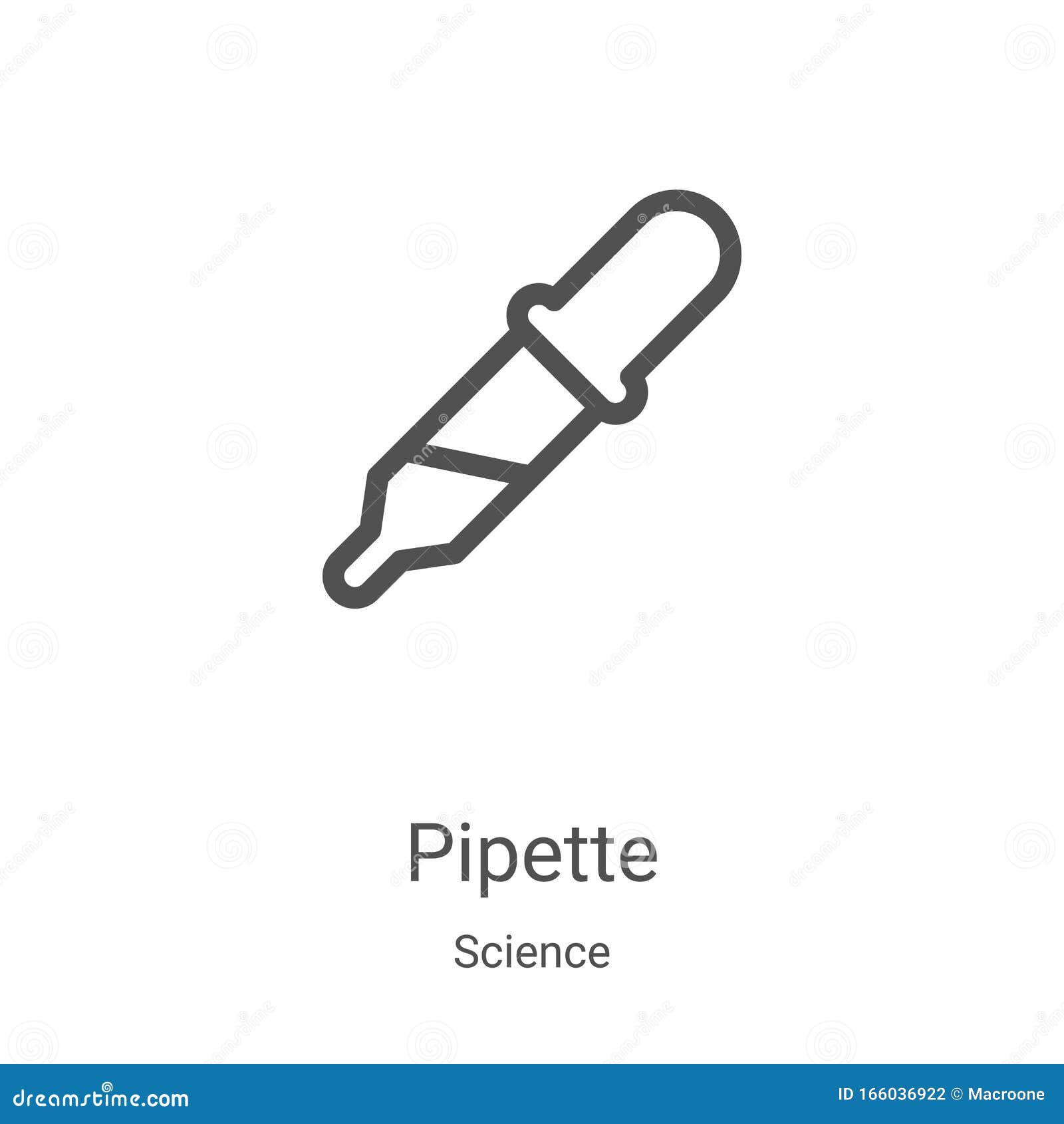 Pipette Linear Icon. Modern Outline Pipette Logo Concept On Whit Vector ...
