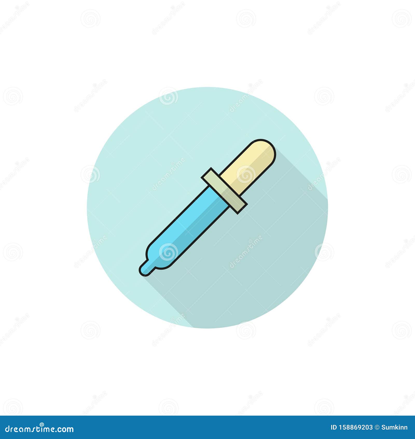 Pipette Linear Icon. Modern Outline Pipette Logo Concept On Whit Vector ...