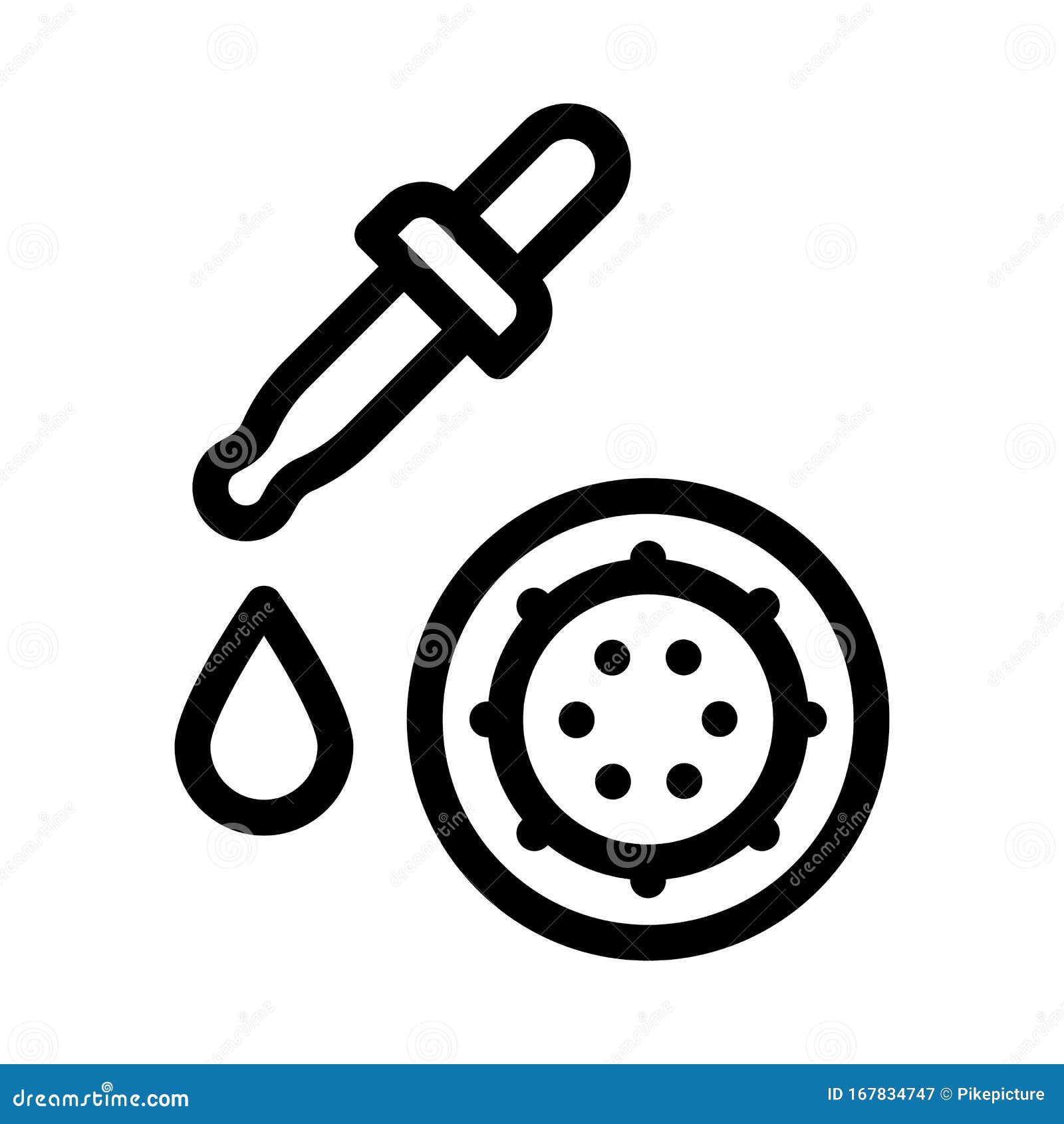 Pipette Microbe Icon Vector Outline Illustration Stock Vector ... Pipette Microbe Icon Vector Outline Illustration Stock Vector ...