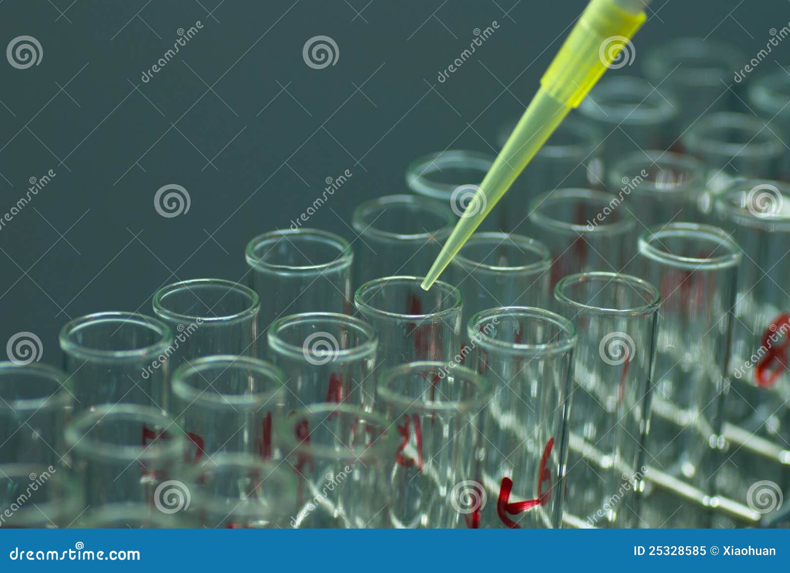 Pipette and Test tubes stock image. Image of chemistry - 25328585