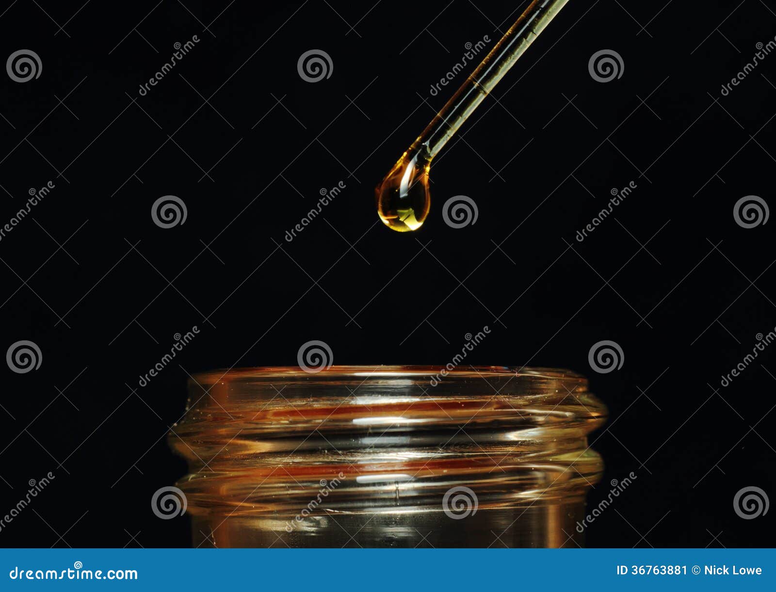 Pipette, Vial and Drop stock image. Image of laboratory - 36763881