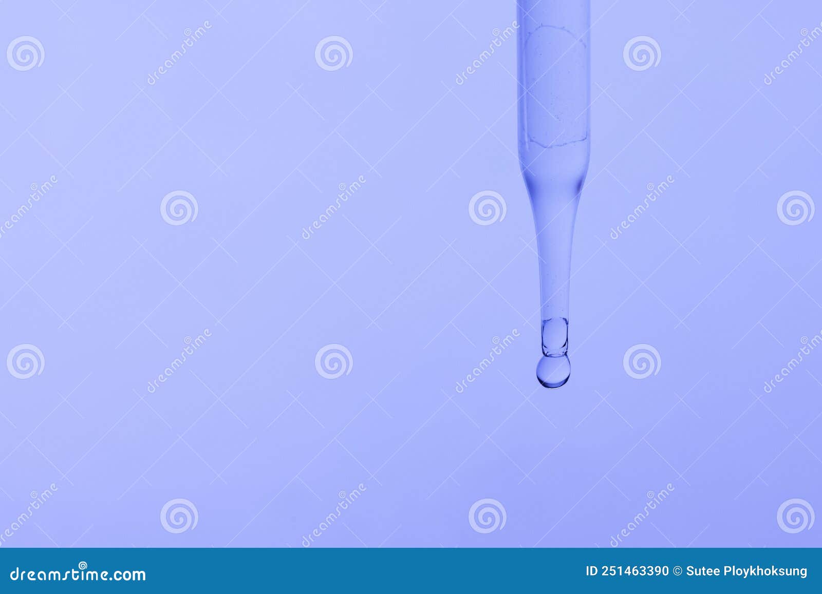 Pipetted with Natural Serum with Drop Stock Photo - Image of ...