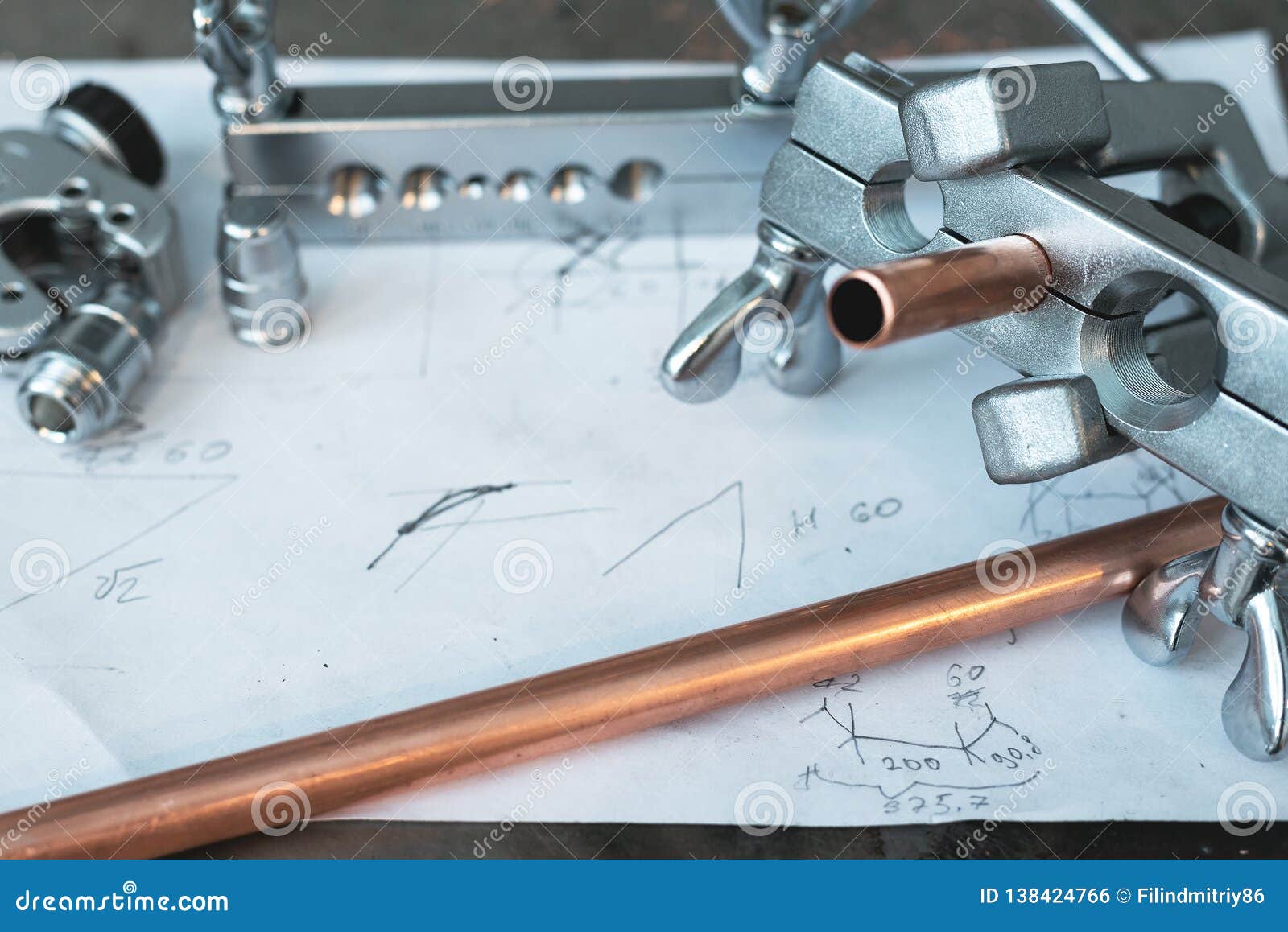 Pipework concept. stock photo. Image of pipe, manufacturing - 138424766