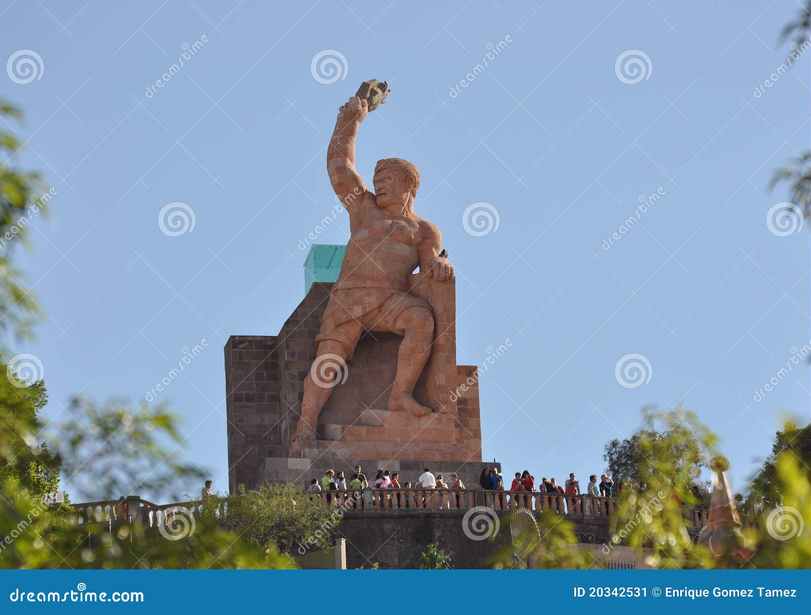 Pipila statue Guanajuato editorial photo. Image of independence - 20342531