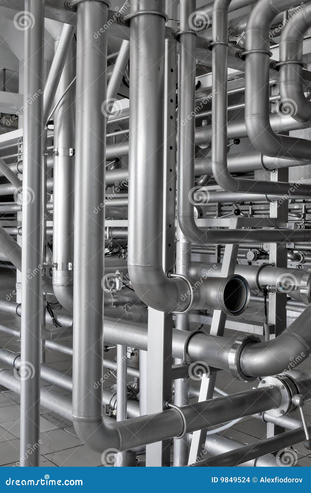 Piping. stock photo. Image of piping, control, plumbing - 9849524