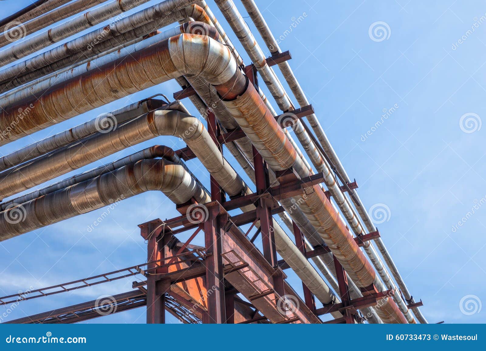 Piping stock image. Image of pipeline, steel, piping - 60733473