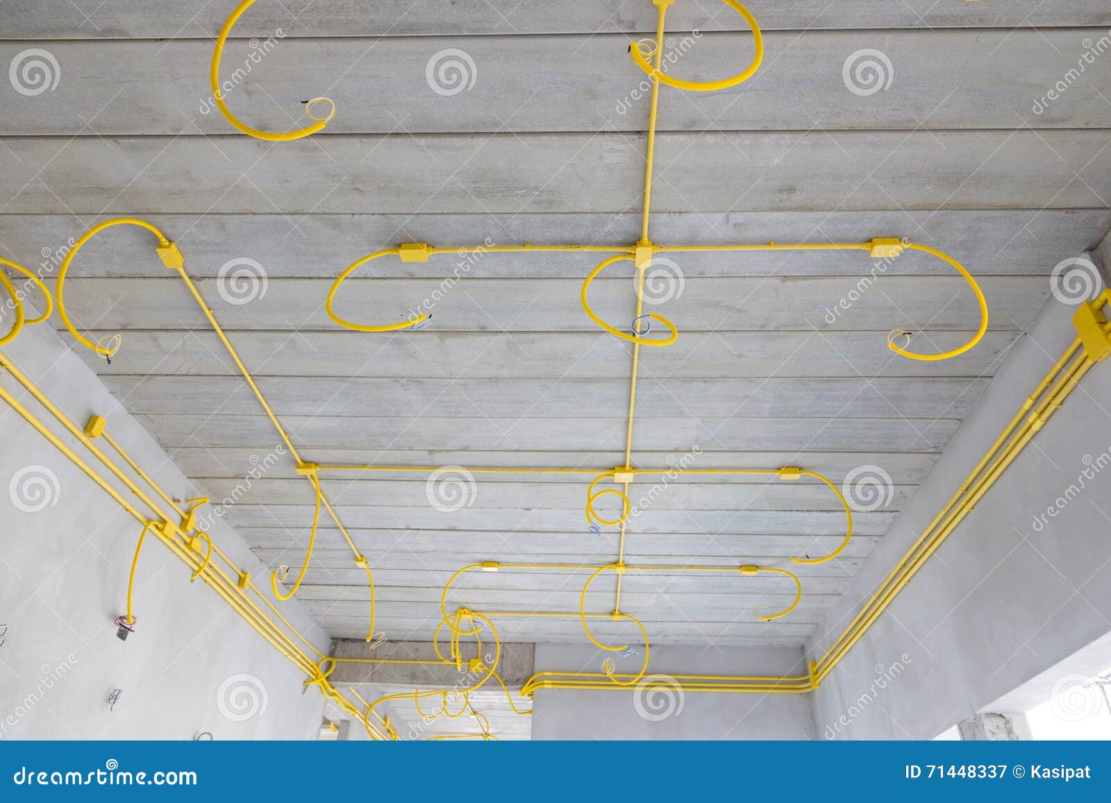 Piping and electric stock image. Image of detail, line - 71448337