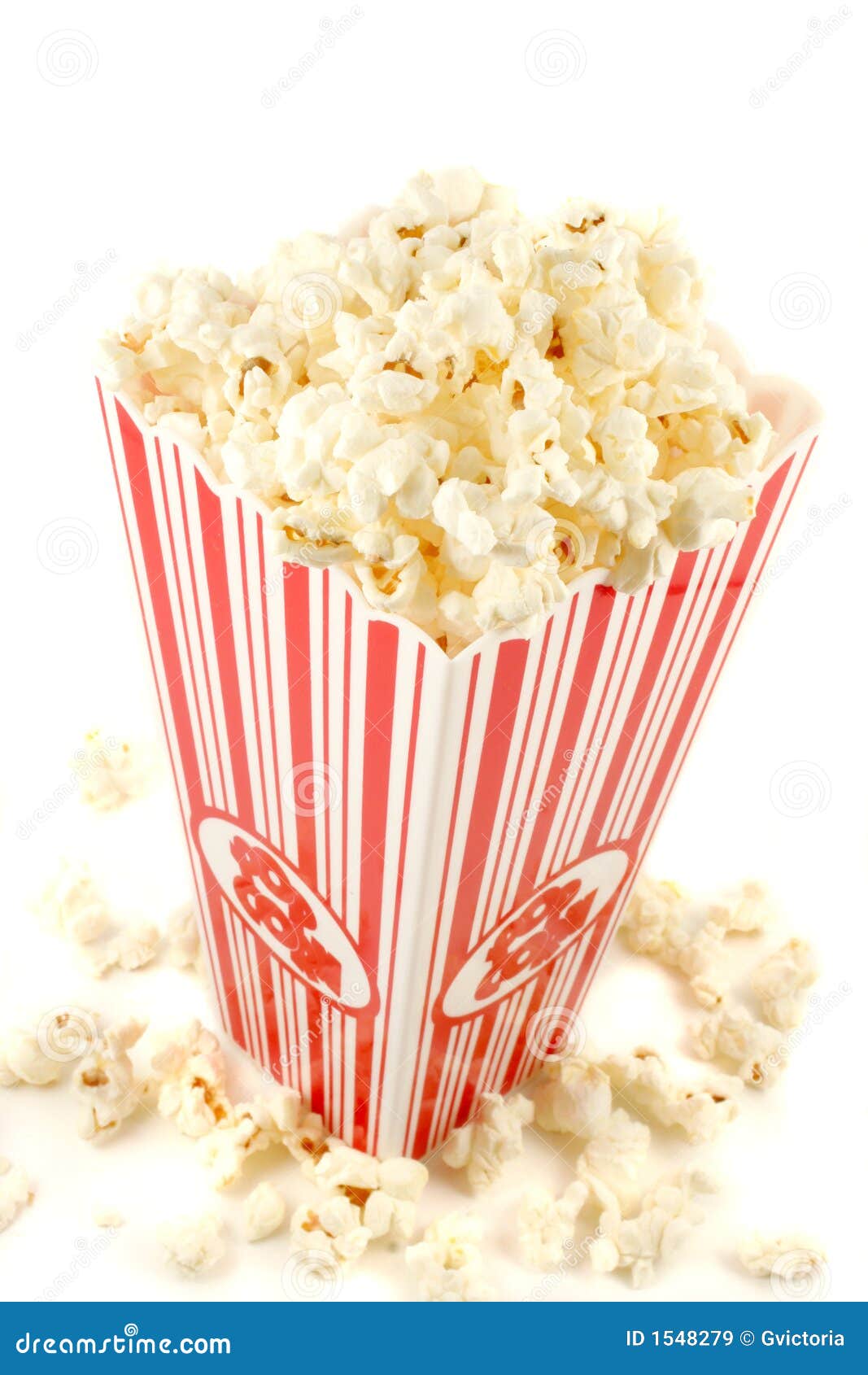 Pipoca imagem de stock. Imagem de estalar, derramado, crocante - 1548279