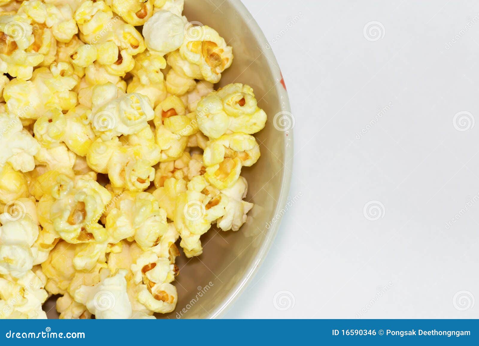 Pipoca foto de stock. Imagem de quente, amarelo, deleite - 16590346