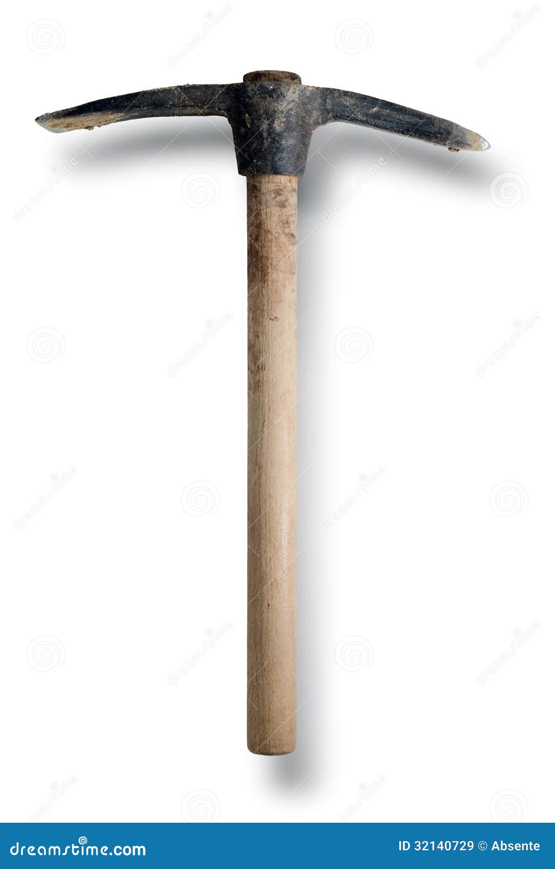 Piqueta. Blanco imagen de archivo. Imagen de agricultura - 32140729