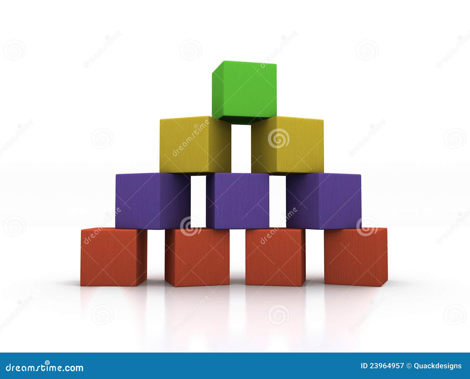 Pirámide de bloques imagen de archivo. Imagen de cubos - 23964957