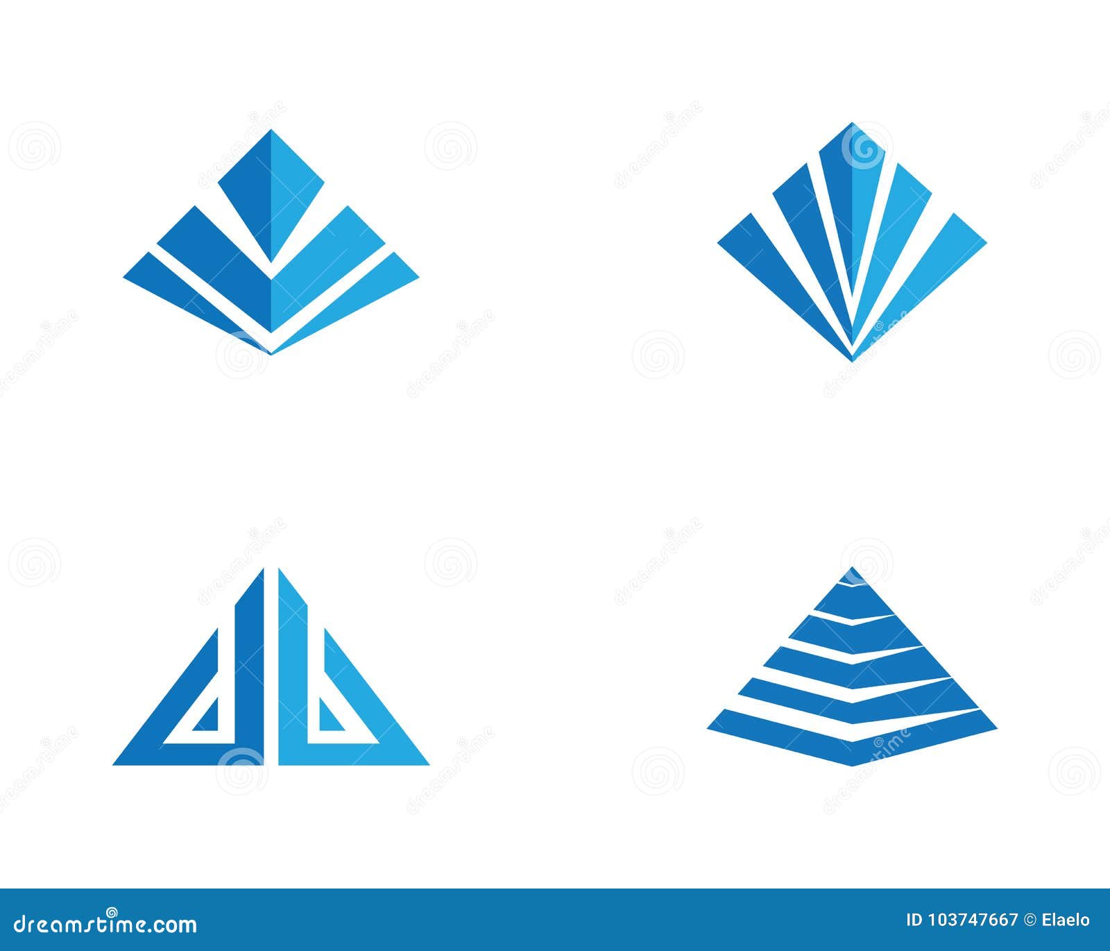 Pirámide Logo Template ilustración del vector. Ilustración de negocios ...