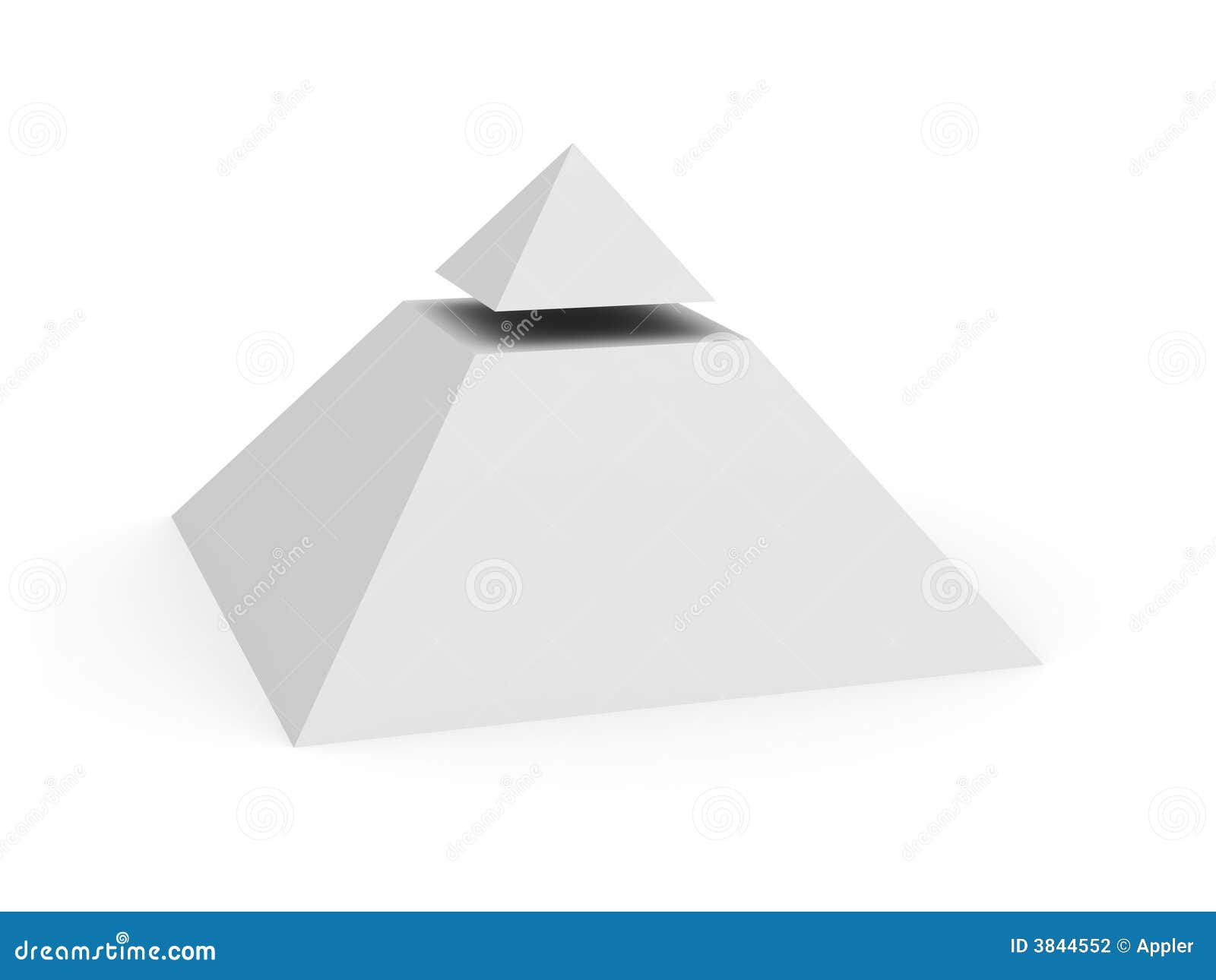 Pirámide un símbolo stock de ilustración. Ilustración de abundancia ...