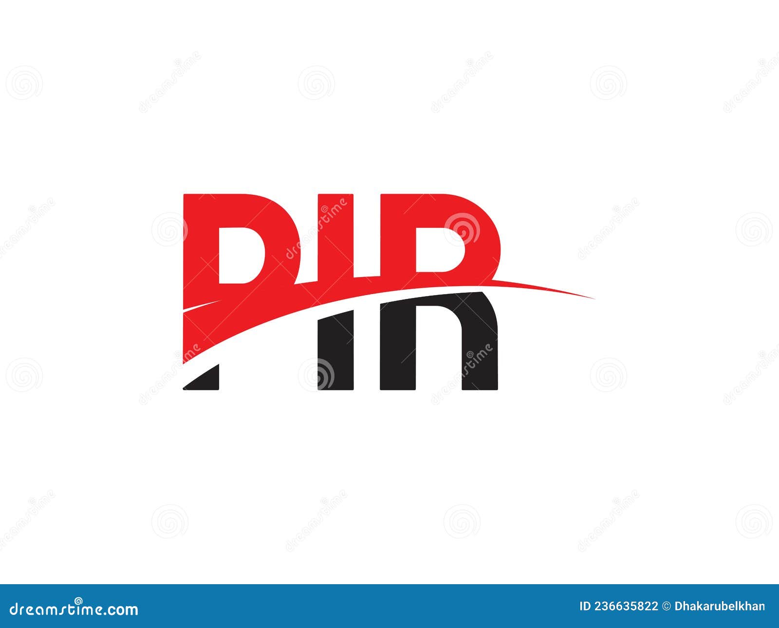 PIR Letter Initial Logo Design Vector Illustration Stock Vector ...