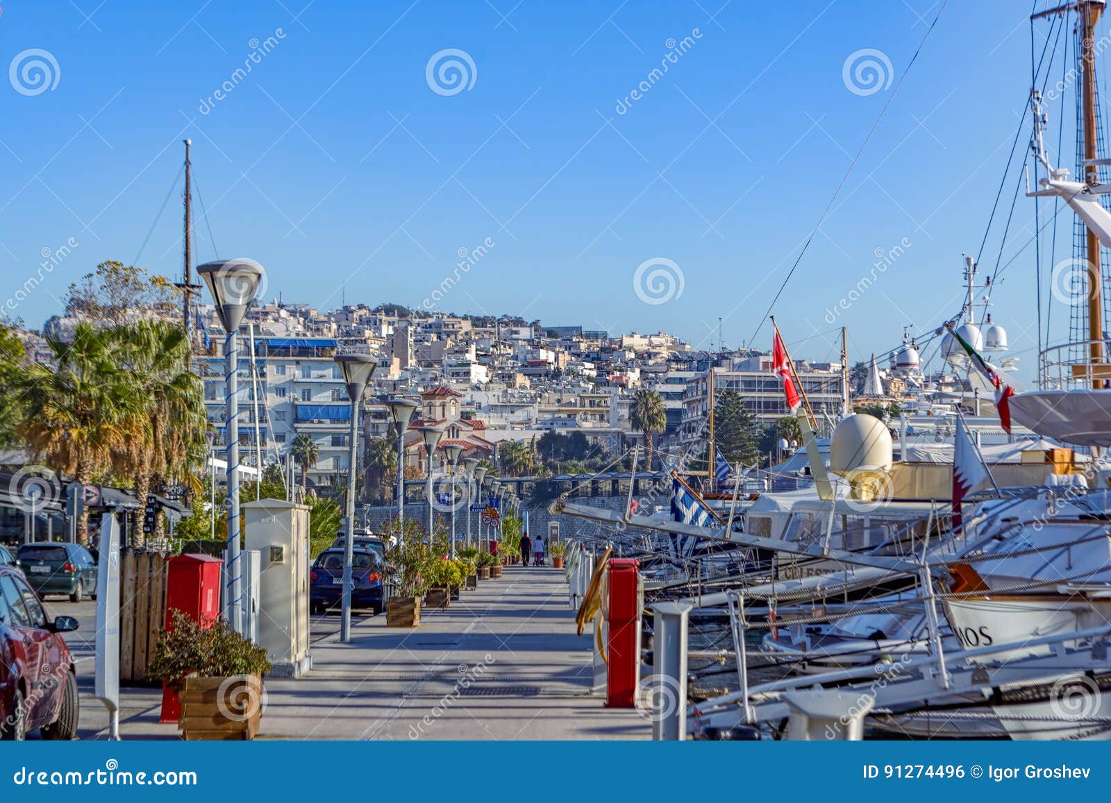Piraeus Marina in Athens, Greece Editorial Photo - Image of europe ...