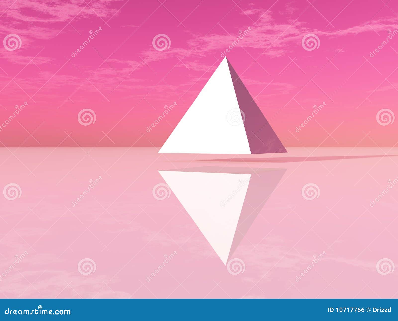 Piramide stock illustratie. Illustration of geometrisch - 10717766