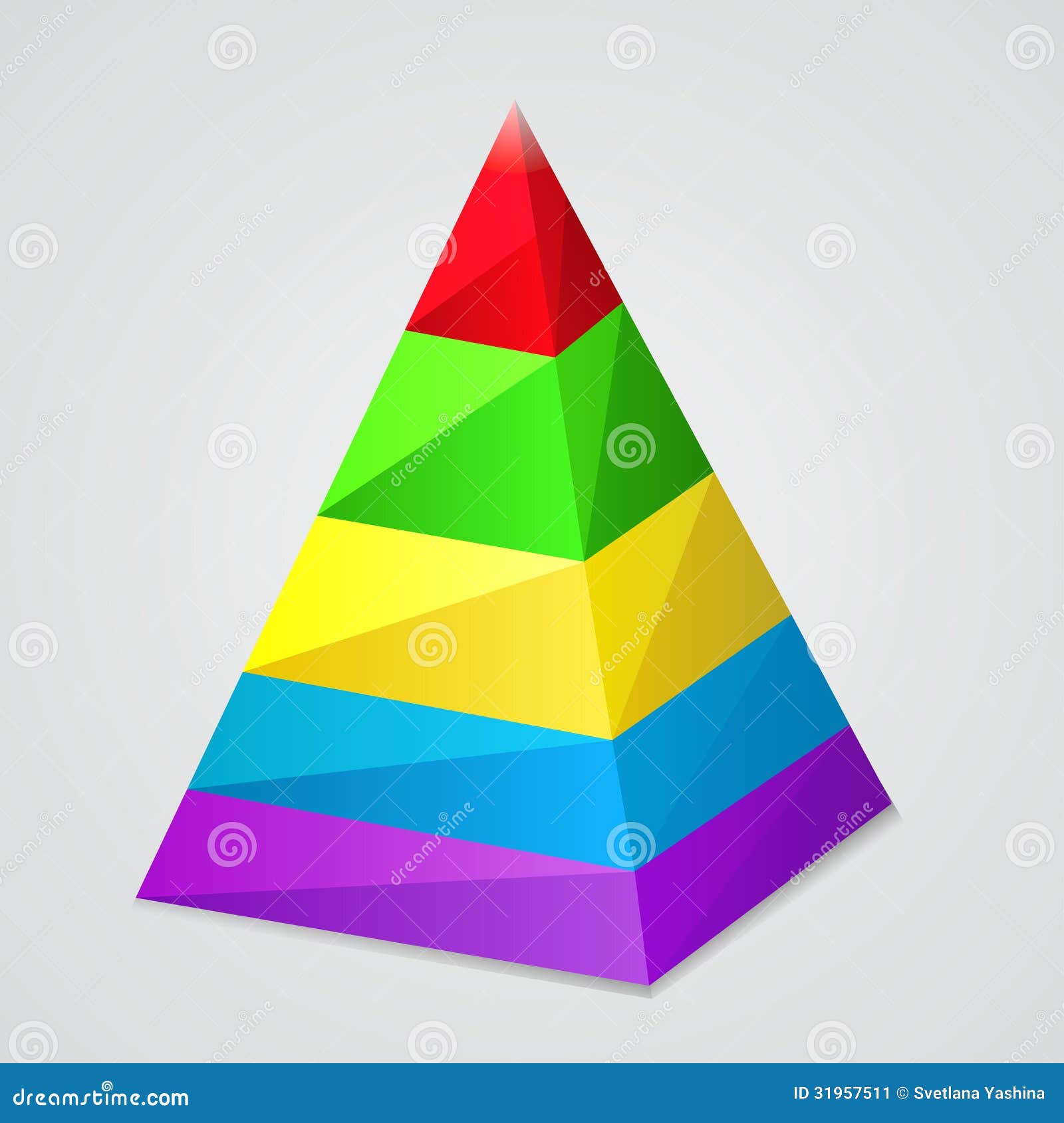 Piramide vector illustratie. Illustration of toebehoren - 31957511