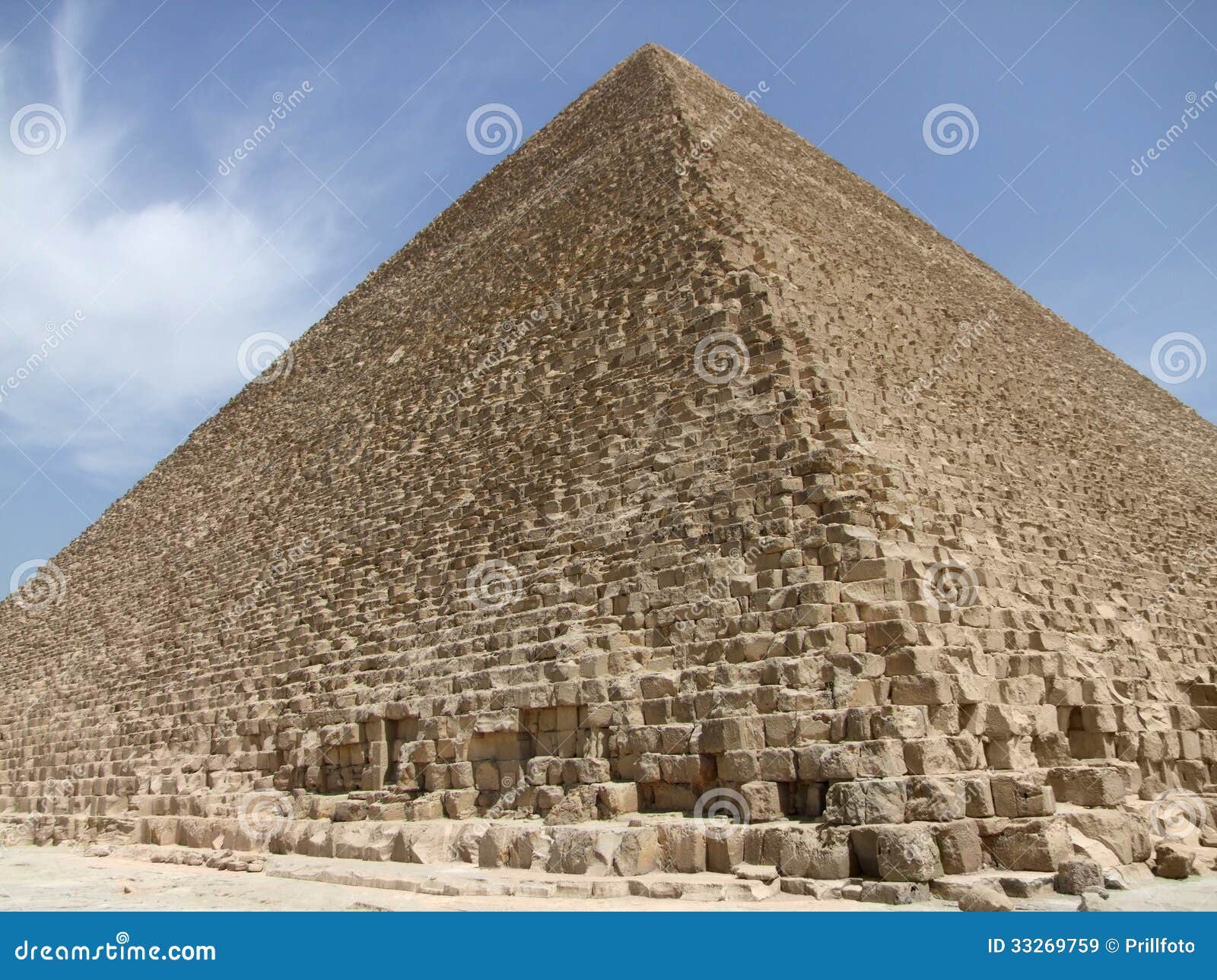 Piramide van Cheops stock afbeelding. Image of groot - 33269759
