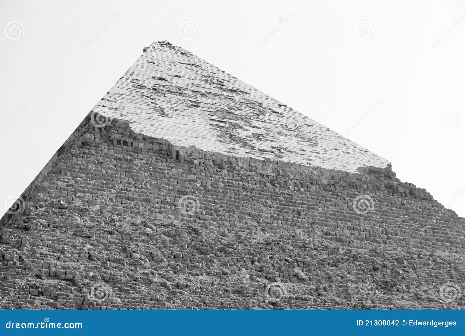 Piramide, zwart-wit Egypte stock foto. Image of stijl - 21300042