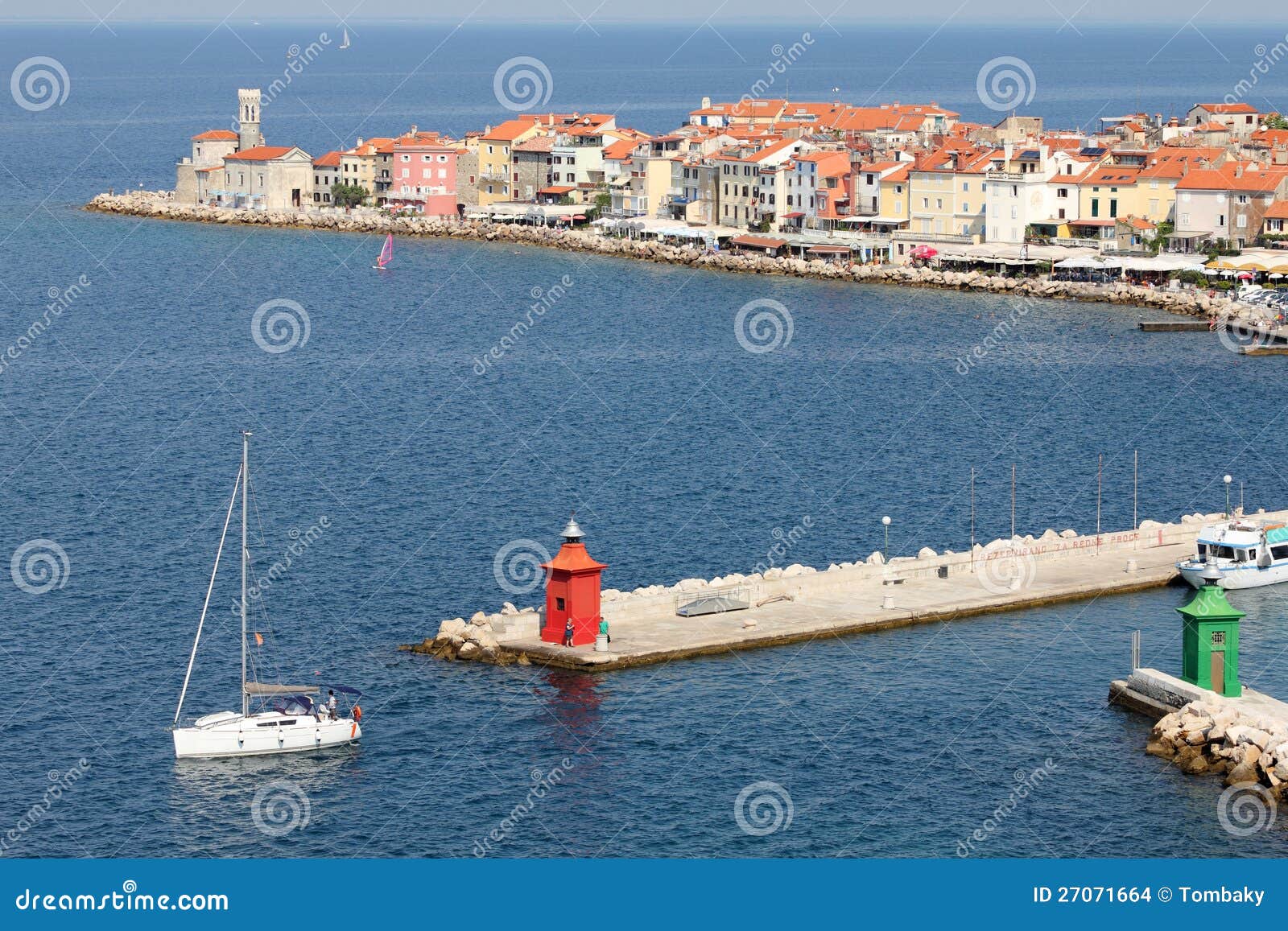 Piran - Slovenian coast stock photo. Image of adriatic - 27071664
