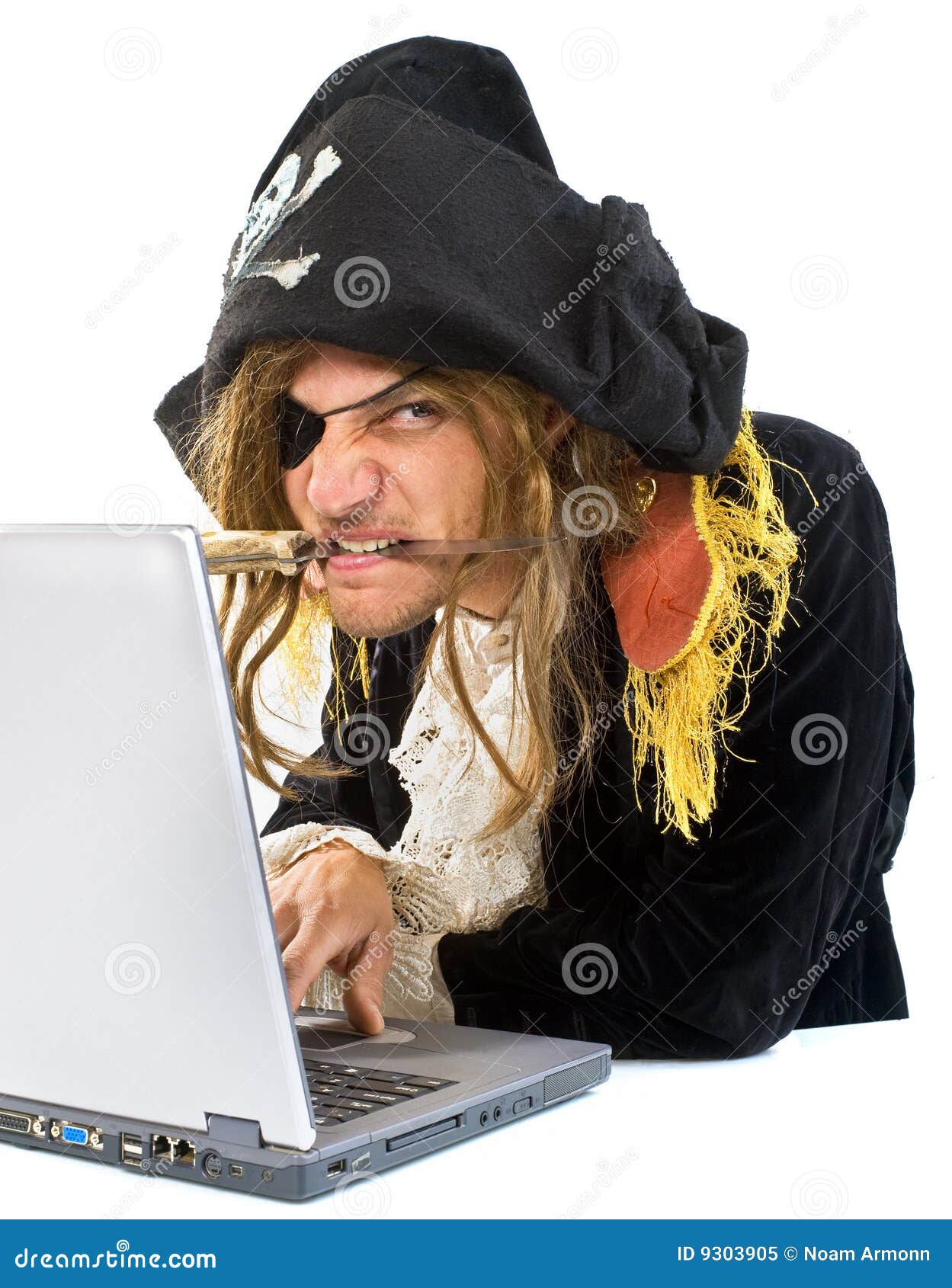 Pirat computer stock image. Image of fantasy, captain - 9303905