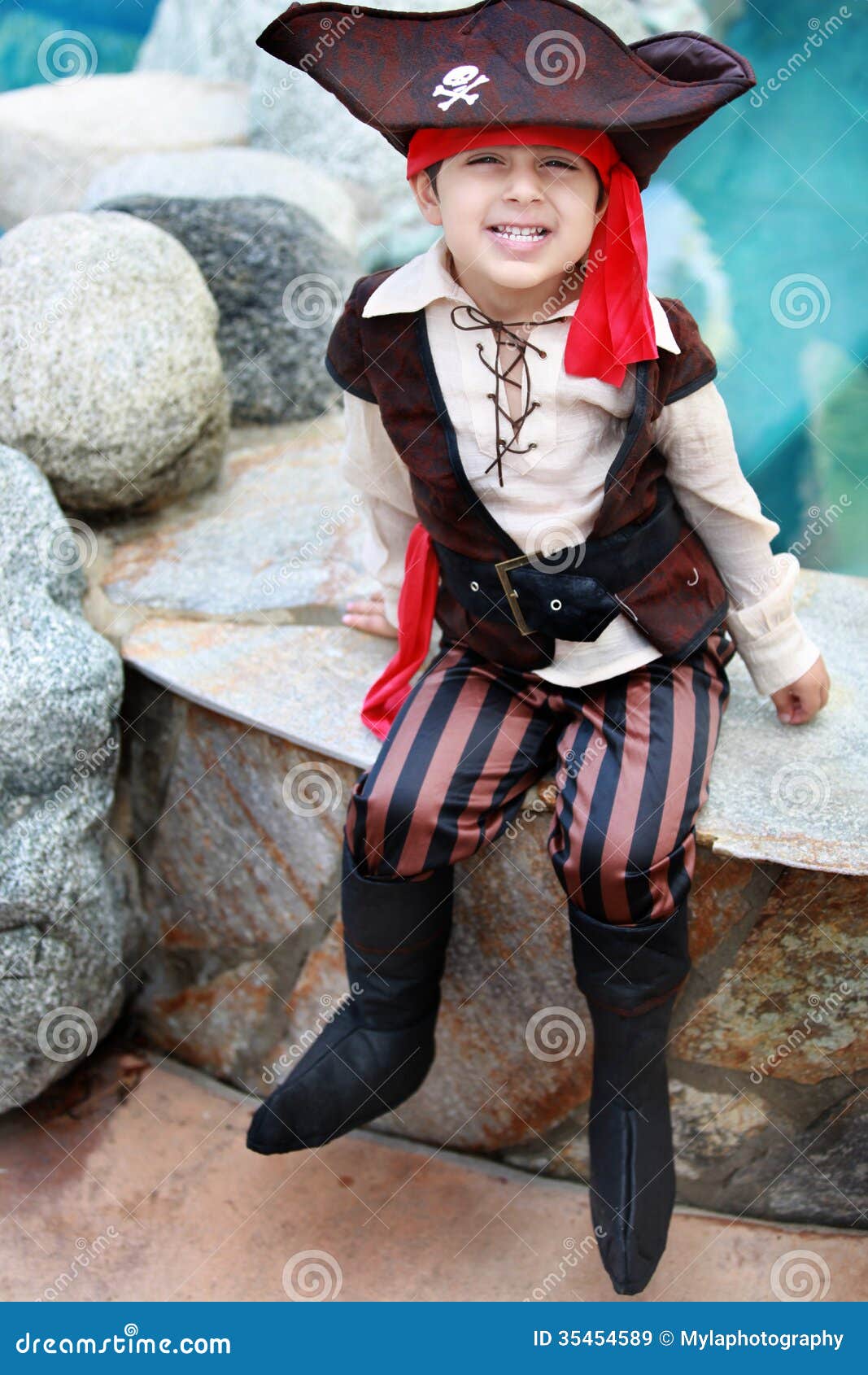 Pirate boy stock image. Image of boots, looking, explorer - 35454589