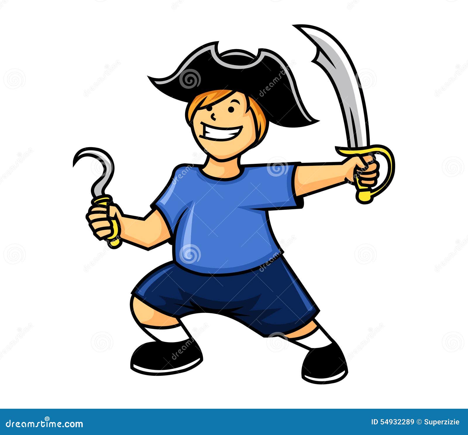 Pirate Boy stock vector. Illustration of stage, pirate - 54932289