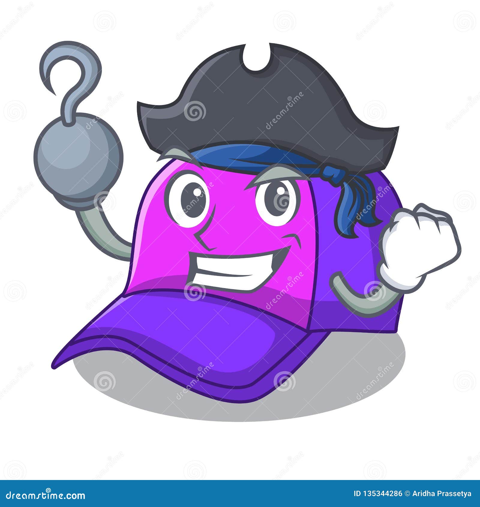 Pirate Cap Shape in the a Cartoon Stock Vector - Illustration of casual ...