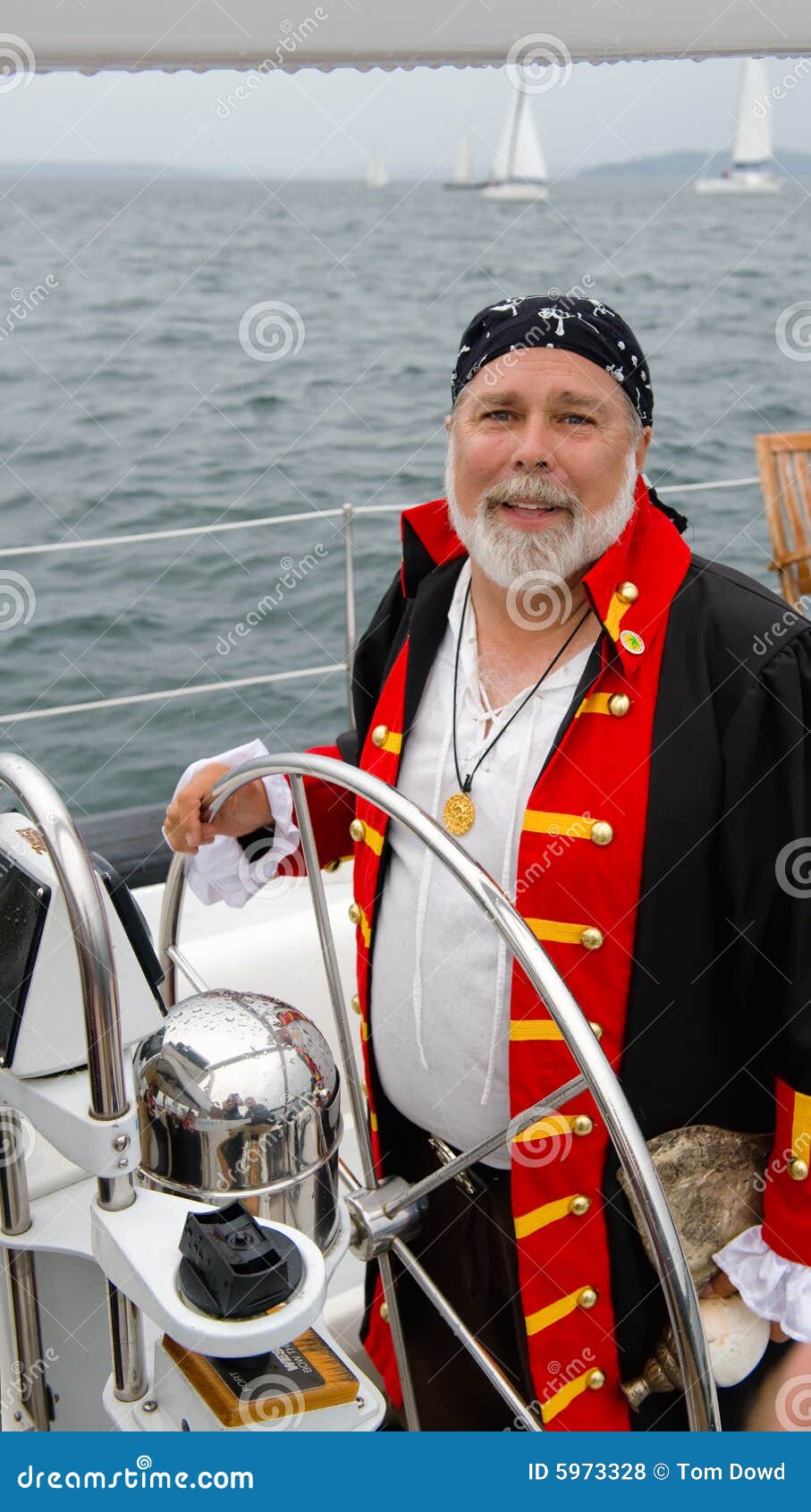 Pirate captain stock photo. Image of ocean, waves, white - 5973328