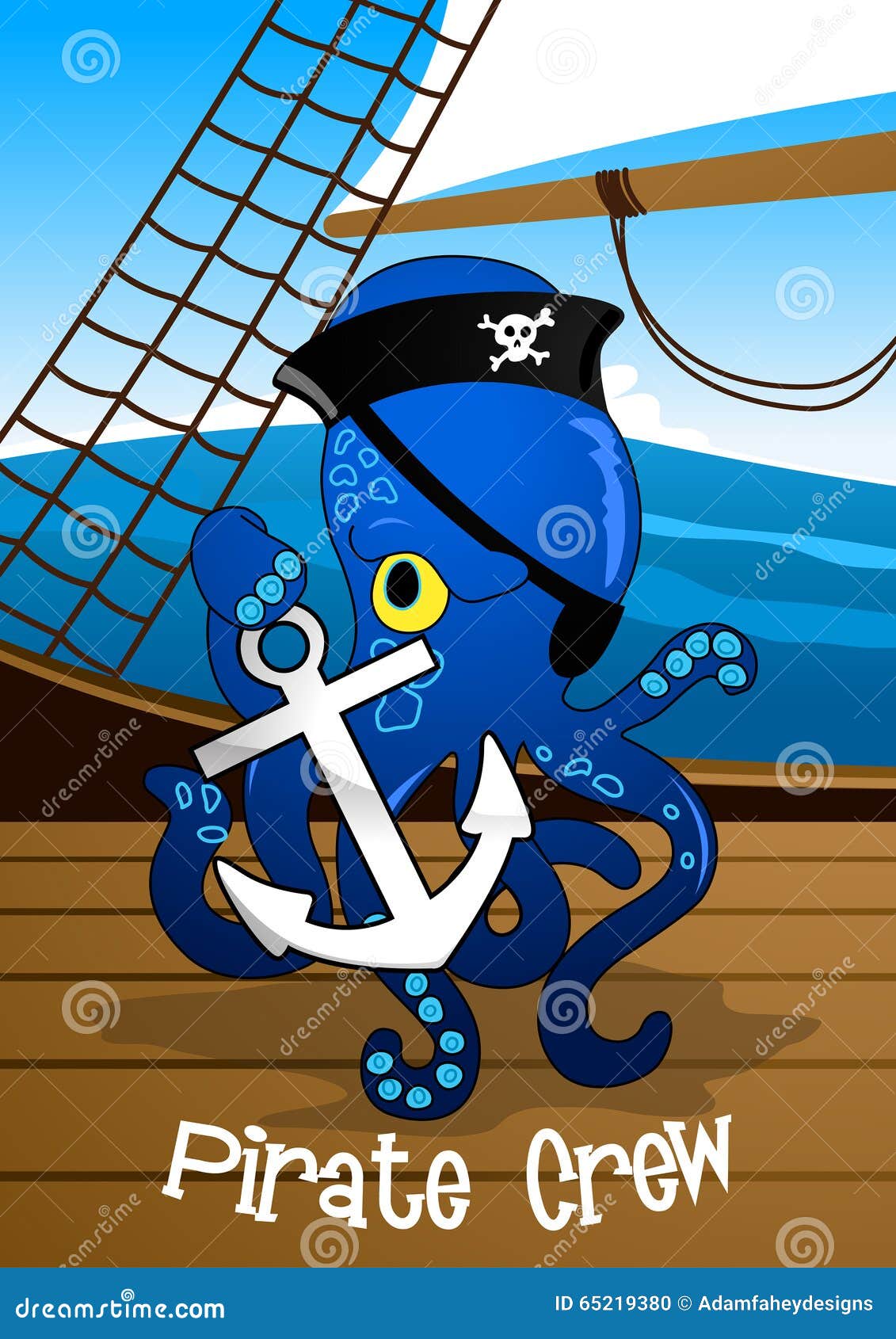 Pirate Crew Cartoon Colored Clipart Illustration | CartoonDealer.com ...