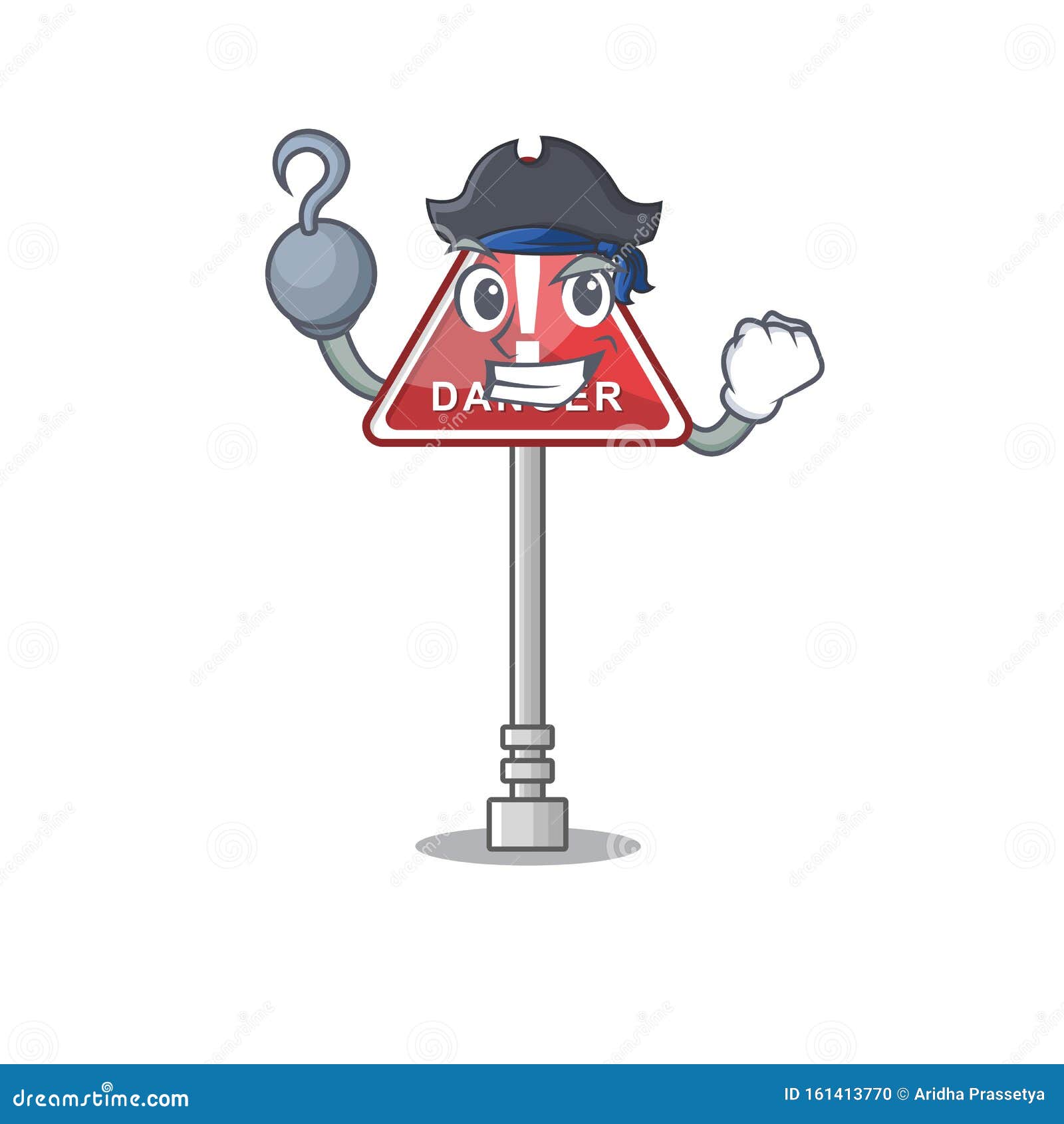 Pirate Danger With On The In Cartoon Vector Illustration ...