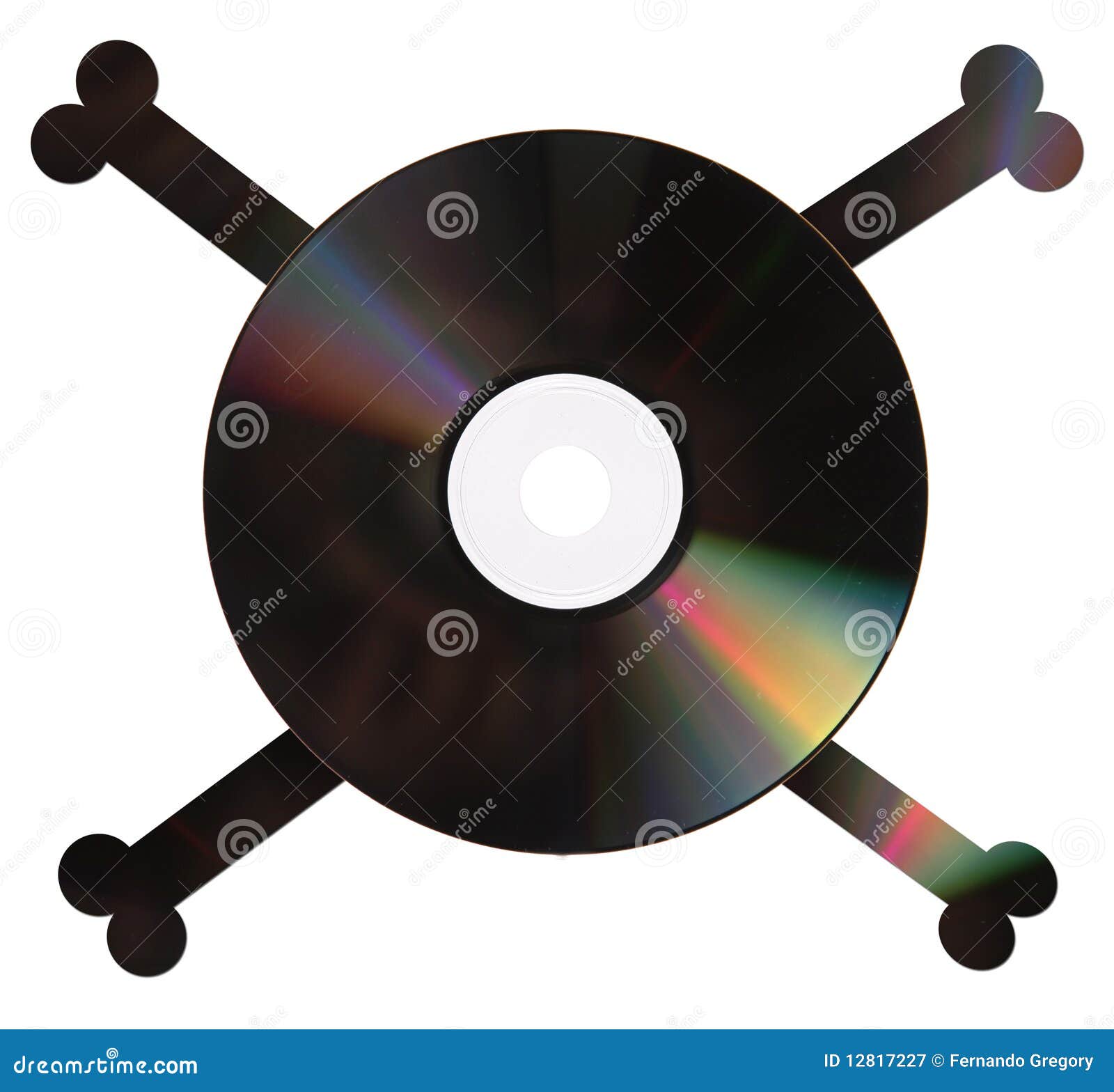 Pirate DVD on white stock image. Image of white, pirate - 12817227