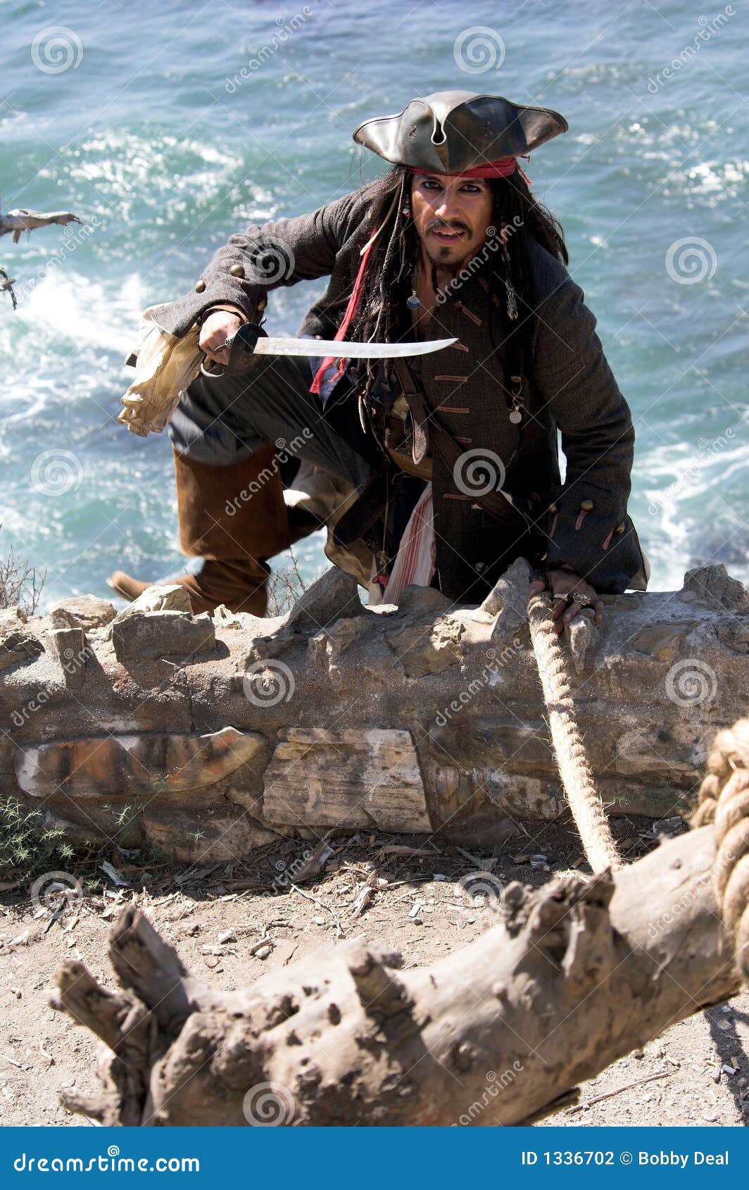 Pirate Escape stock photo. Image of pirate, beard, criminal - 1336702