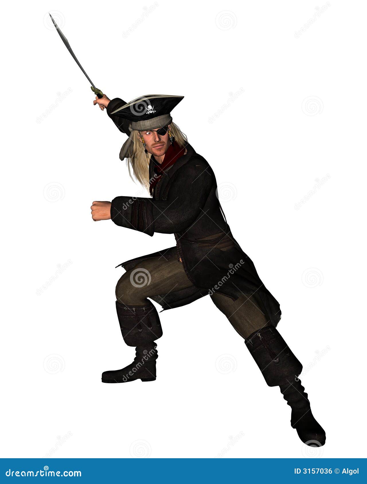 Pirate Sword Fighting Poses