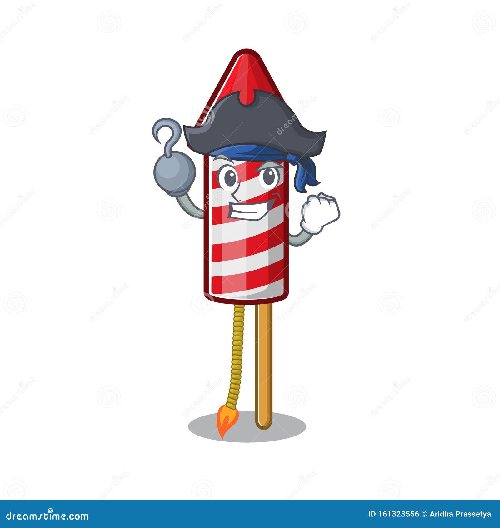 Pirate Salute With Blank Sign Cartoon Vector | CartoonDealer.com #35934255