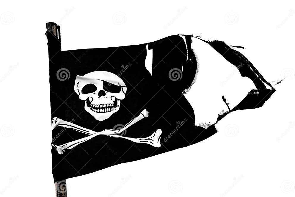 Pirate Flag stock image. Image of destruction, death, profiteer - 1259695