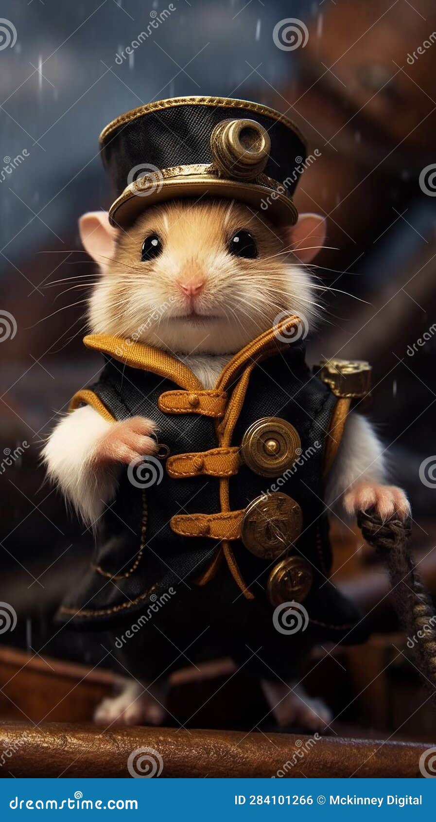 Pirate Hamster(s) in Pirate Outfit(s). Created Using Ai Generative ...