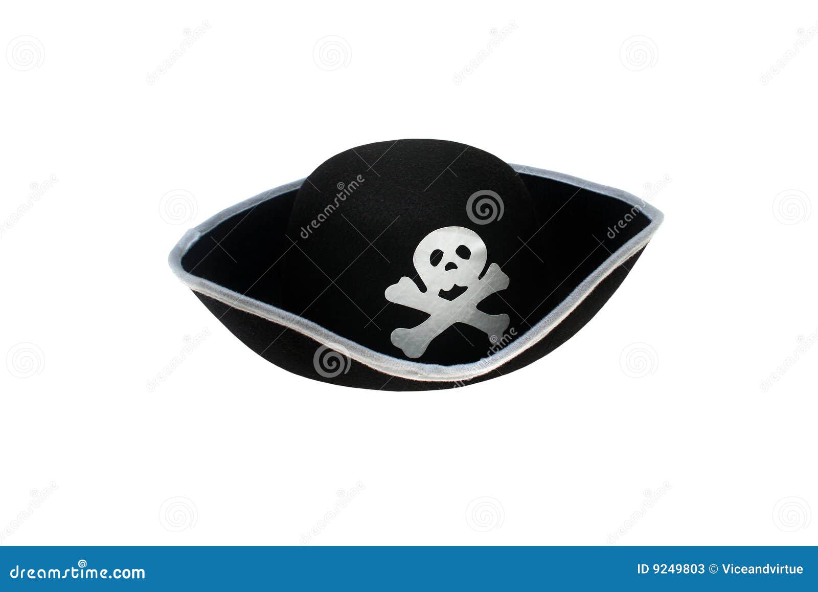 Pirate Hat with Skull Isolated Stock Image - Image of corsair, aging ...