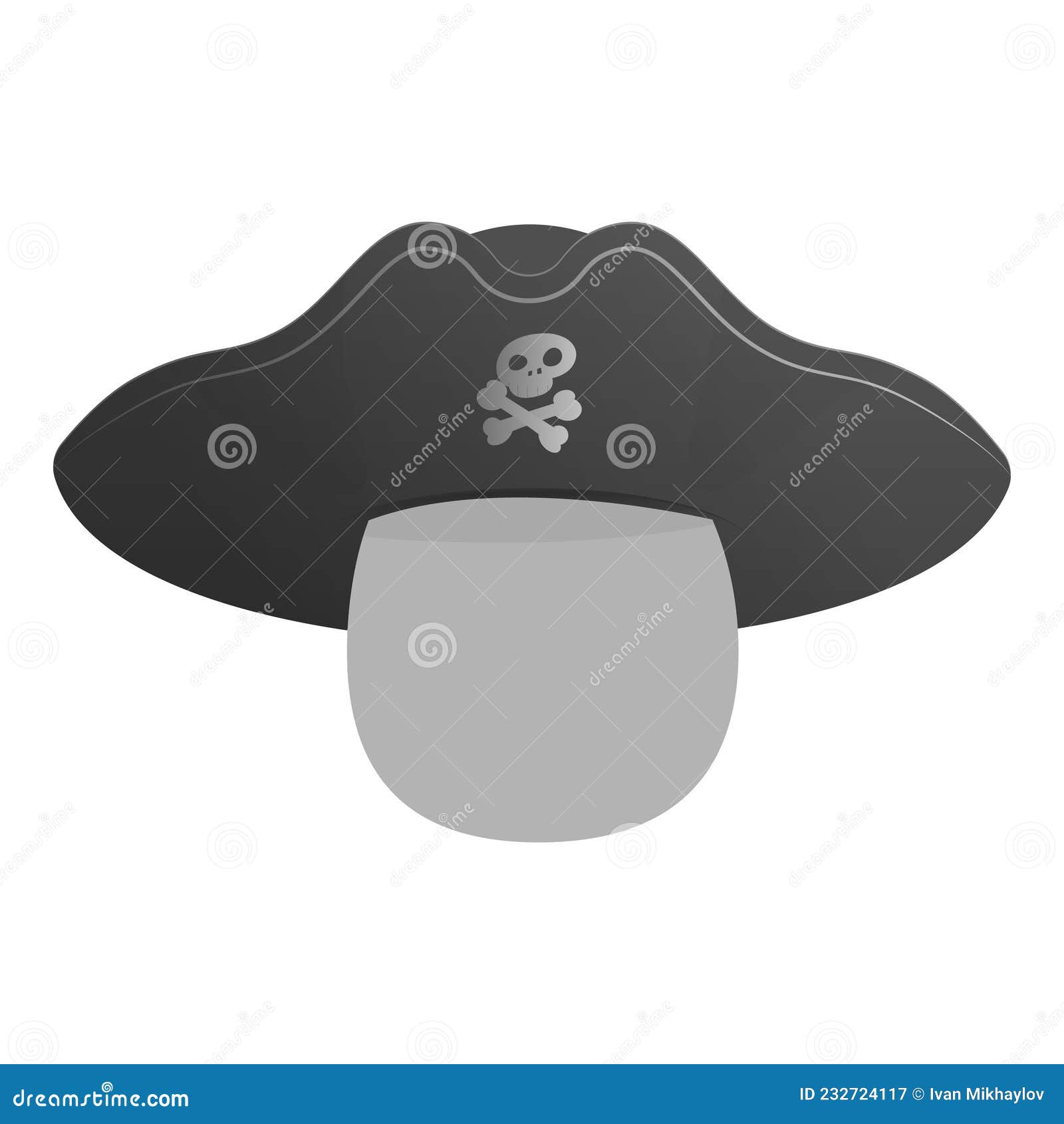 Pirate Hat Vector Illustration Design Stock Vector - Illustration of ...