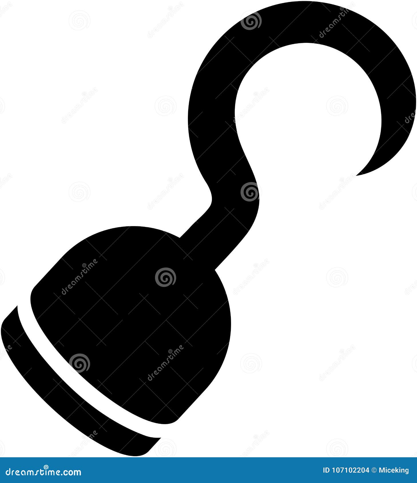 Pirate Hook Arm Icon, Cartoon Style | CartoonDealer.com #86760663