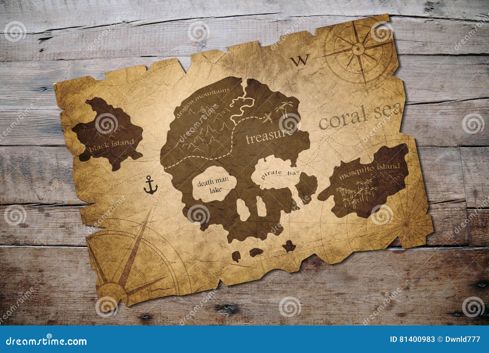 Pirate Island Map