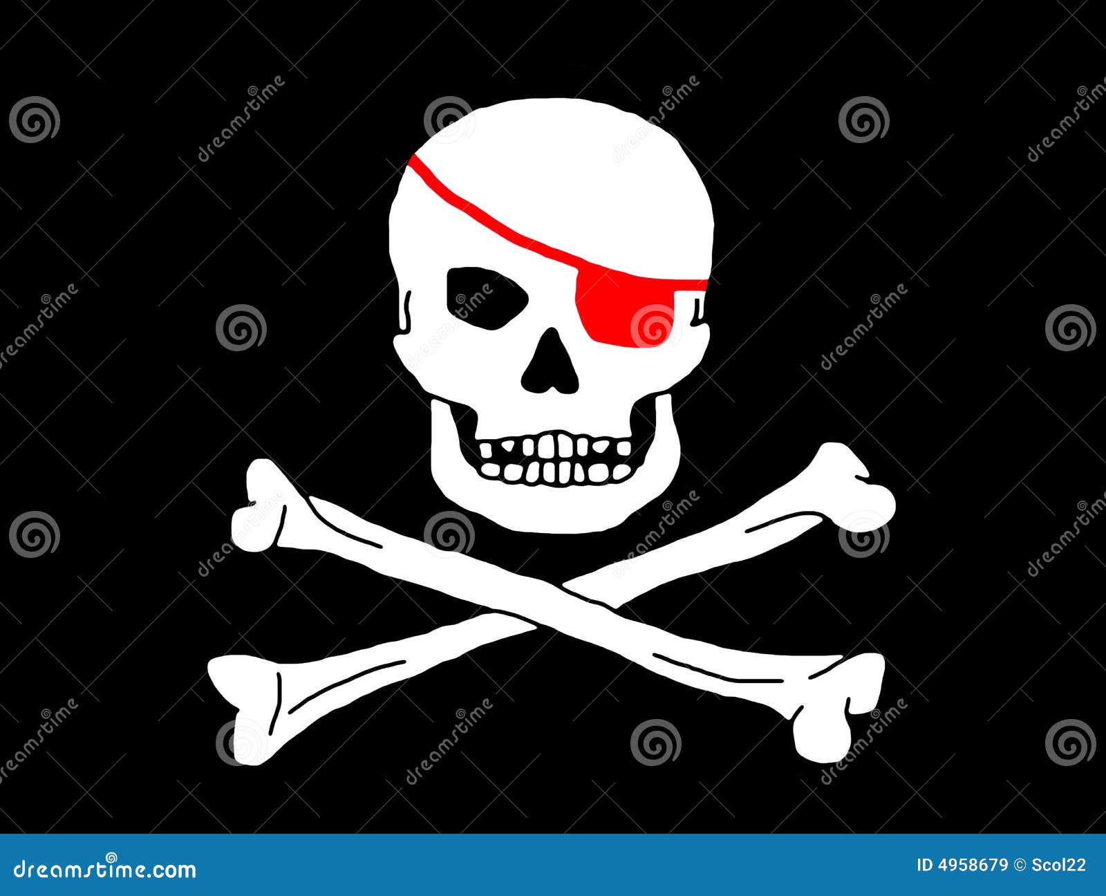 Pirate Logo stock image. Image of skull, logo, warning - 4958679