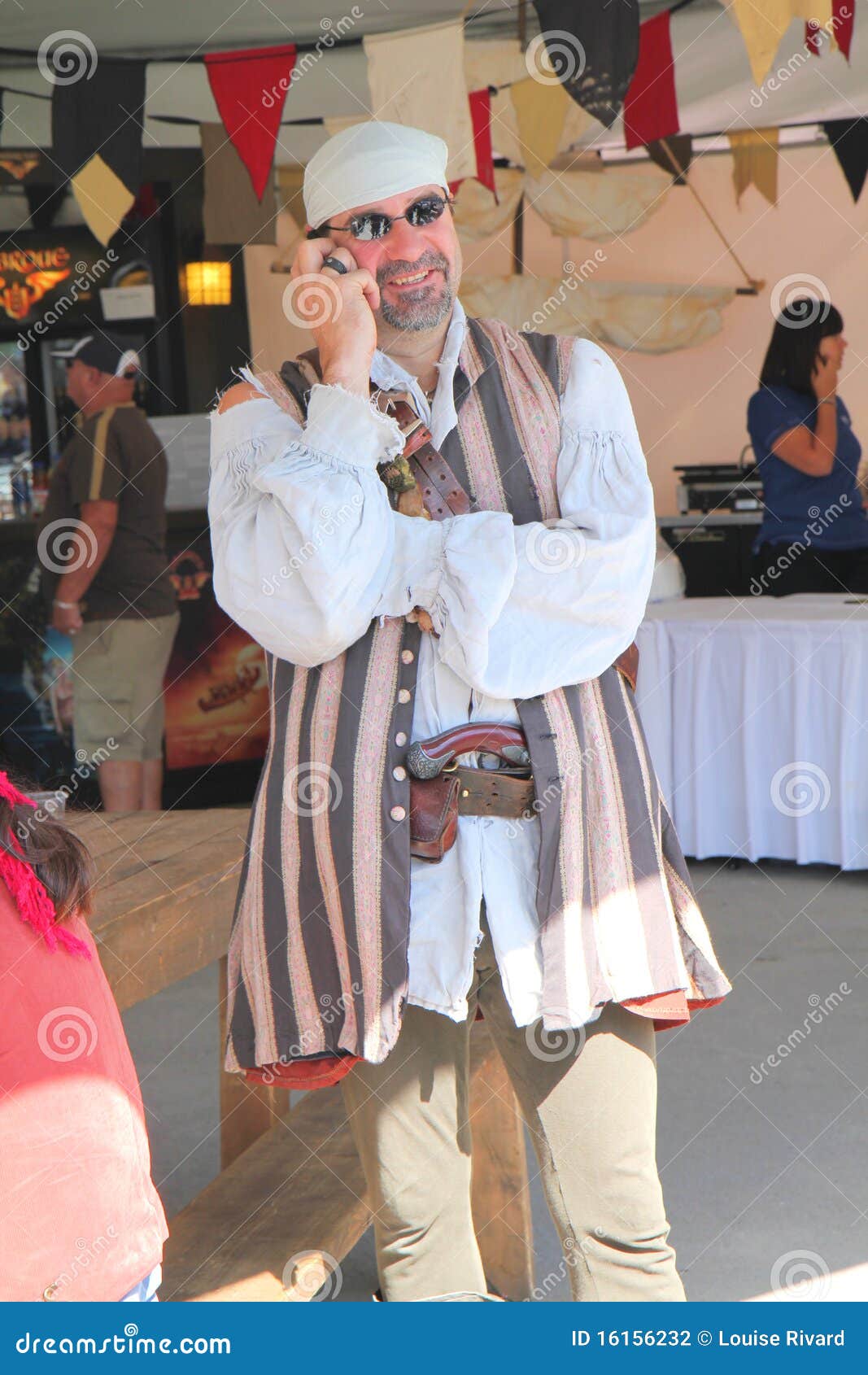 Pirate of modern times editorial photography. Image of smile - 16156232